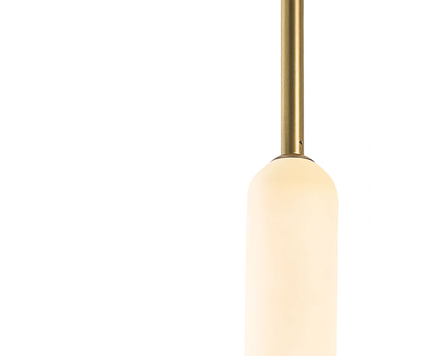TYPHA 285.01 LED brass pendant lamp By Il Fanale | design Calvi Brambilla