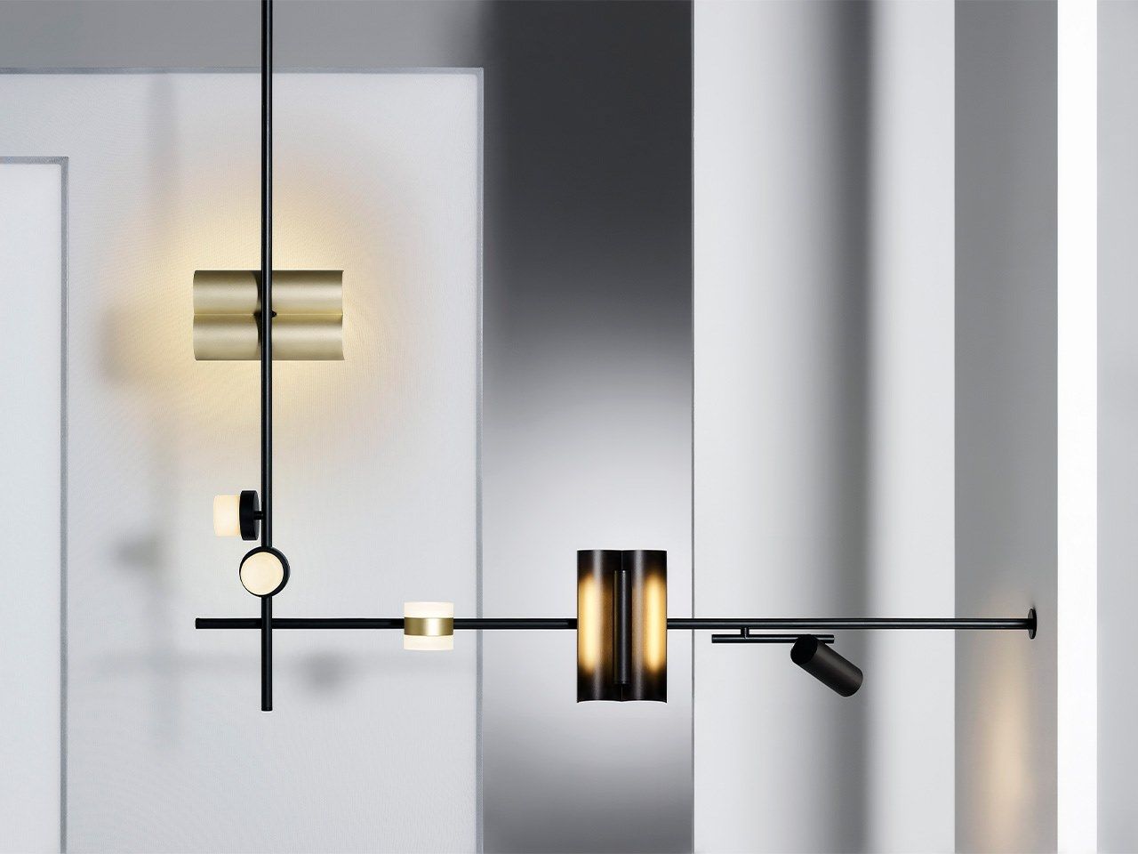 TYPOGRAPHY CILON GANTRY Ceiling lamp By Rakumba