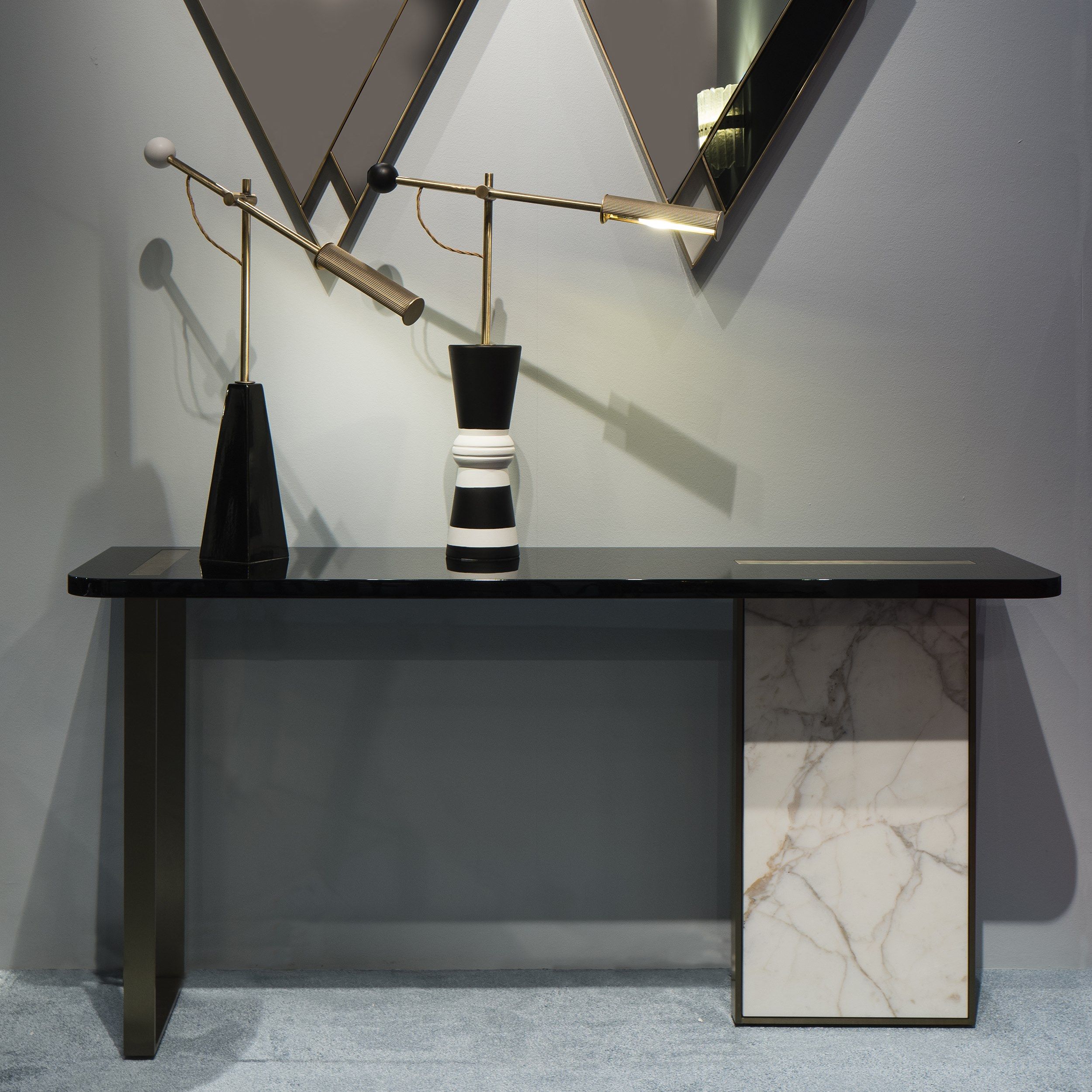 TYRON Rectangular wooden console table By MARIONI | design Studio 63