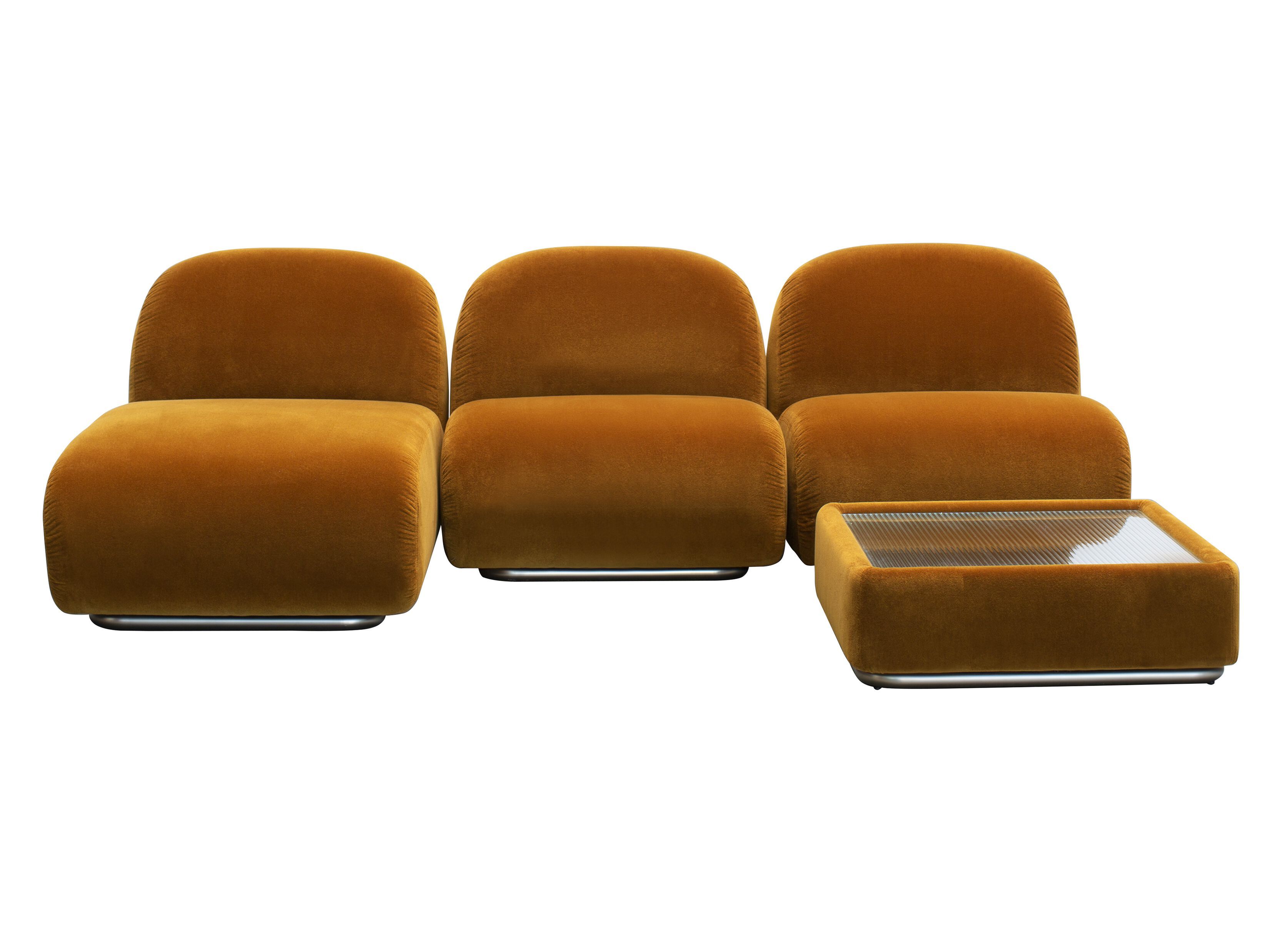 VICTORIA Divano modulare in tessuto con penisola By Tacchini | design ...