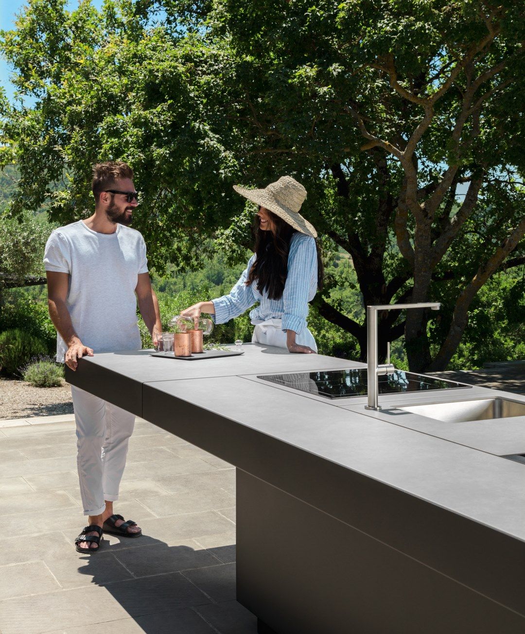 TIKAL Outdoor kitchen By Talenti | design Nicola De Pellegrini