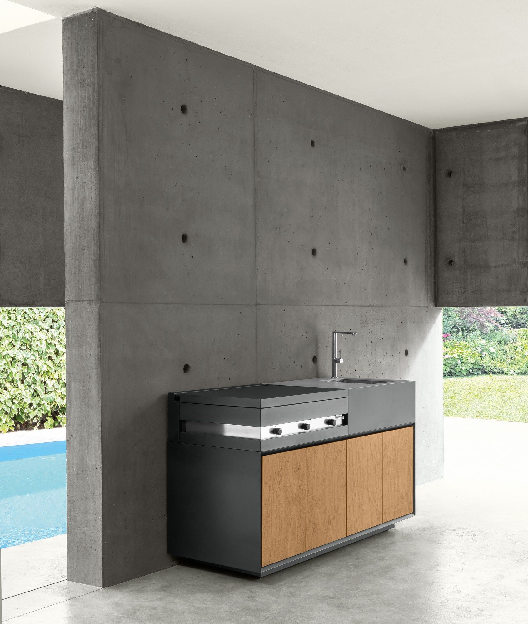 TIKAL Outdoor kitchen By Talenti | design Nicola De Pellegrini