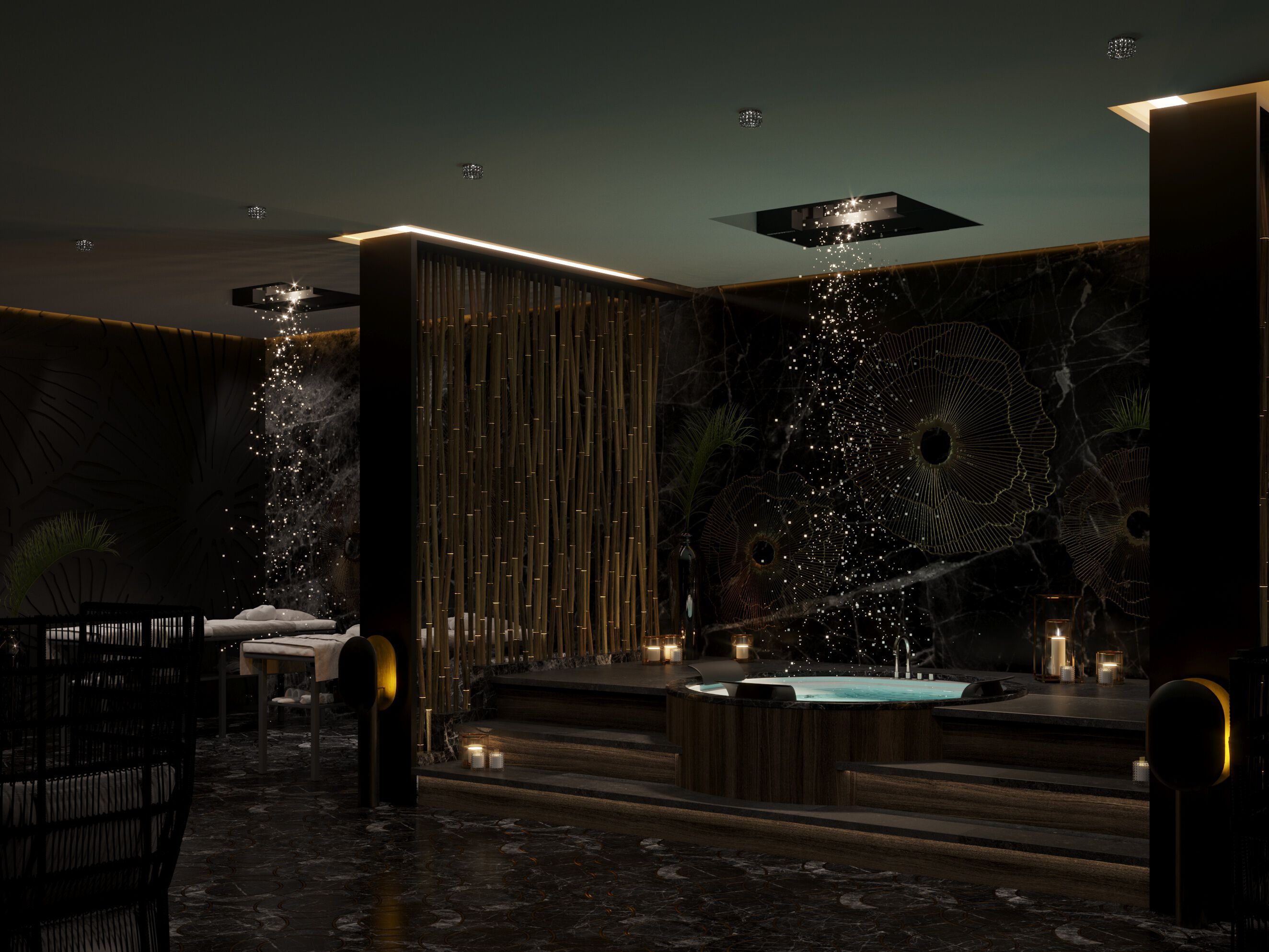 SNOWSKY Ice fountain By TechnoAlpin Indoor