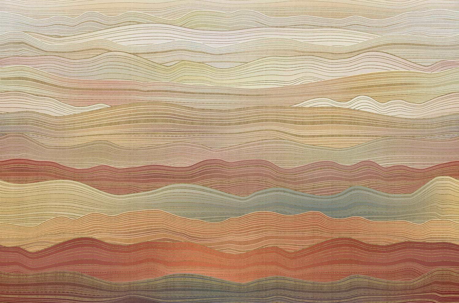 AURIC WAVES Wallpaper By Tecnografica