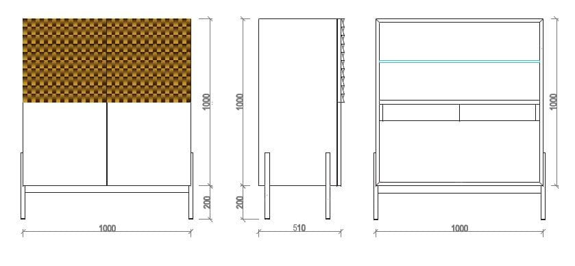 PELIA Highboard By Teúkhō