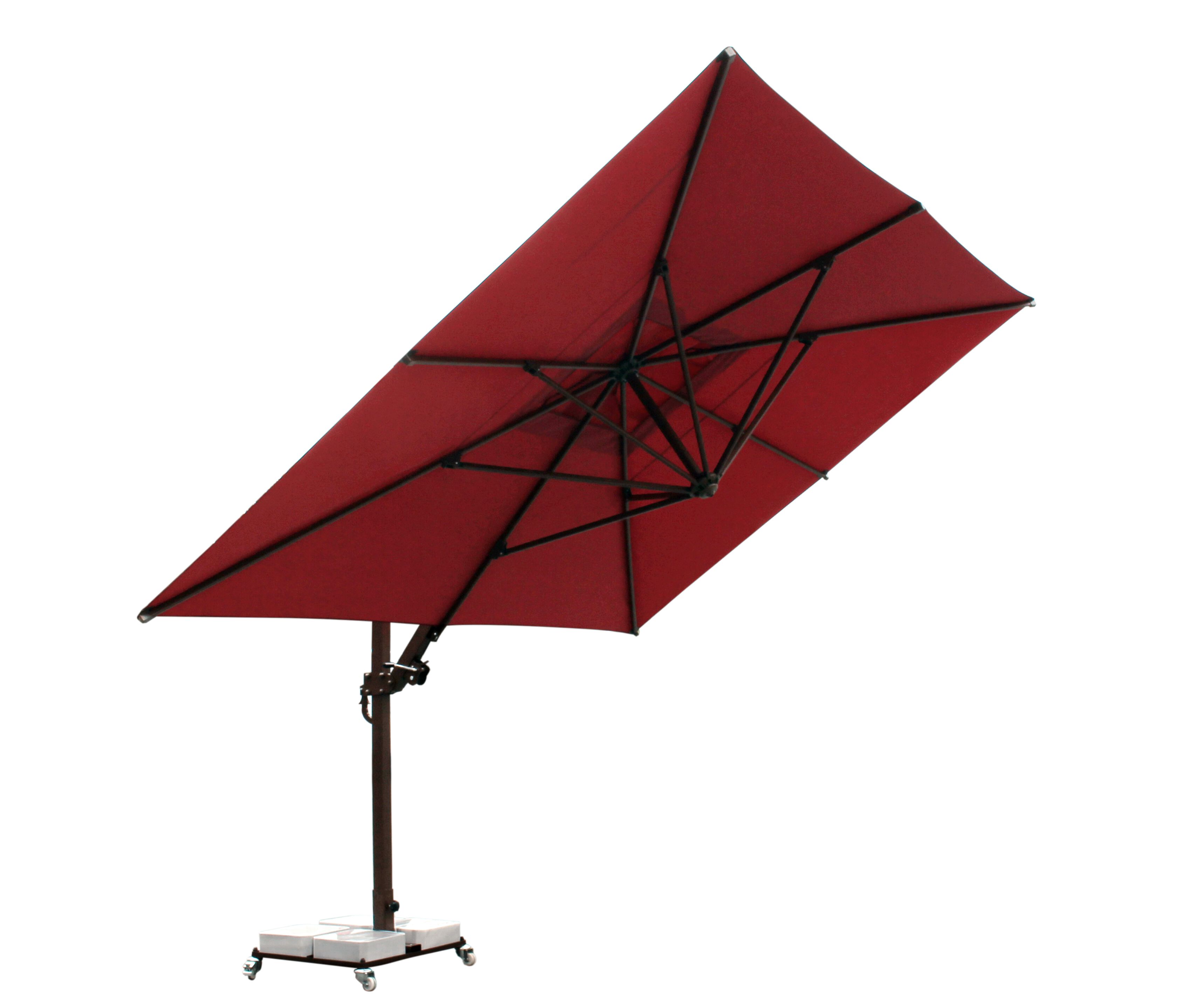 BANANA PLUS SIDE POLE SQUARE Garden umbrella By The Umbrella House
