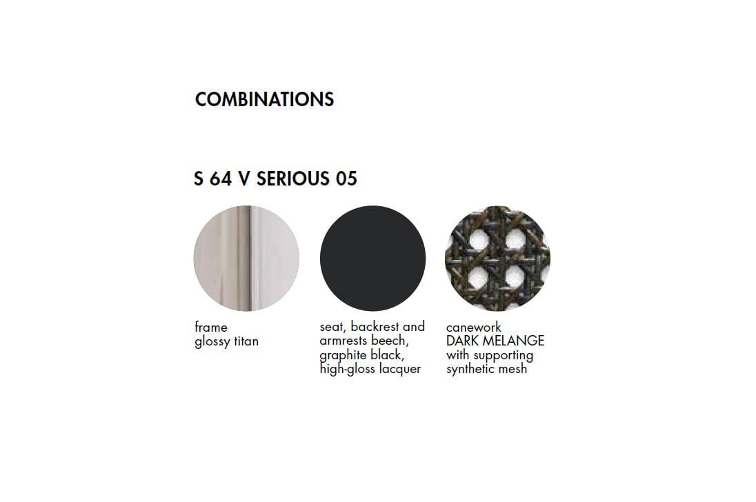 S 64 V SERIOUS Chair By Thonet