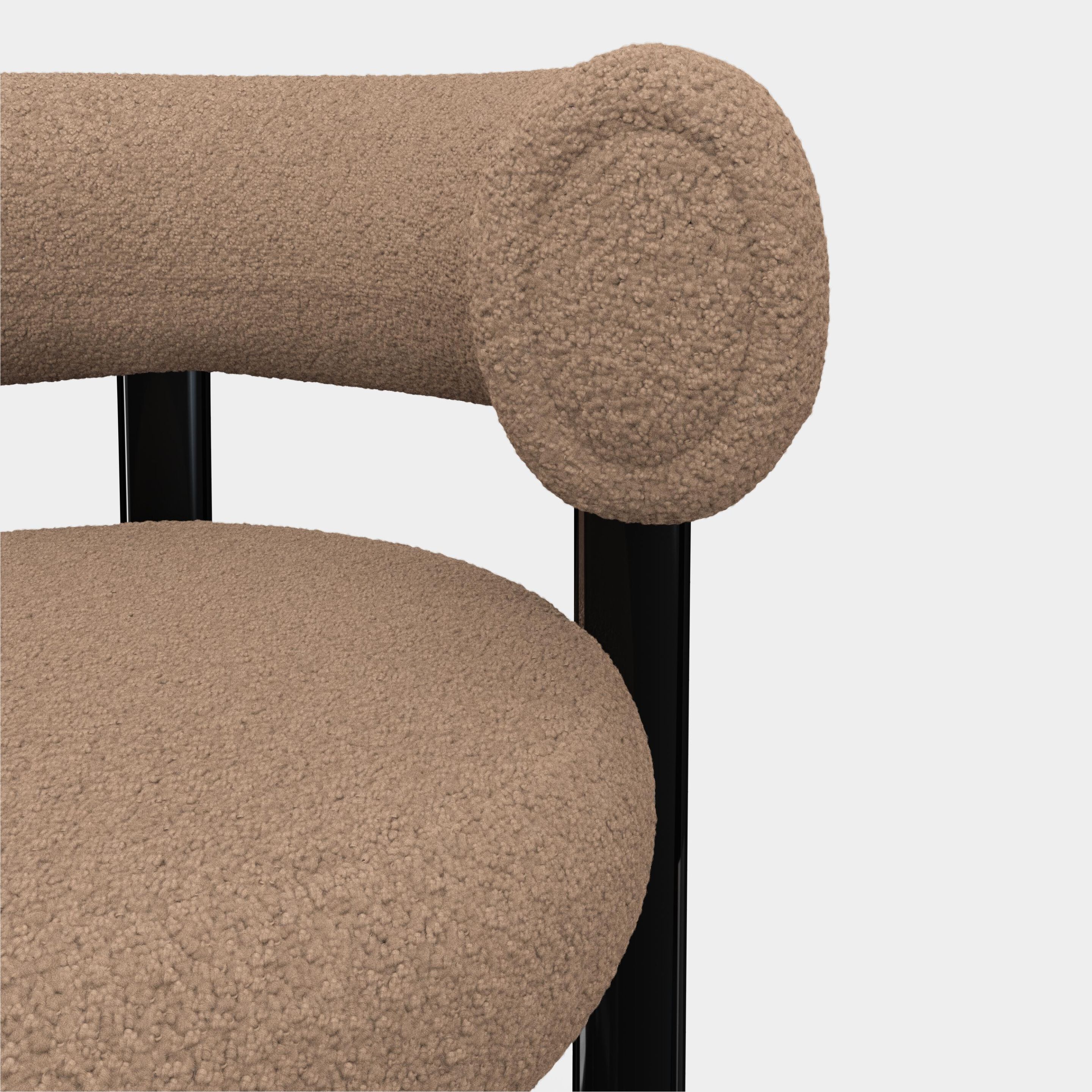 FAT STOOL High upholstered fabric stool By Tom Dixon | design Tom Dixon ...