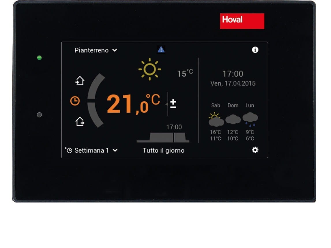 Heat regulation and hygrometric control TopTronic® E By Hoval