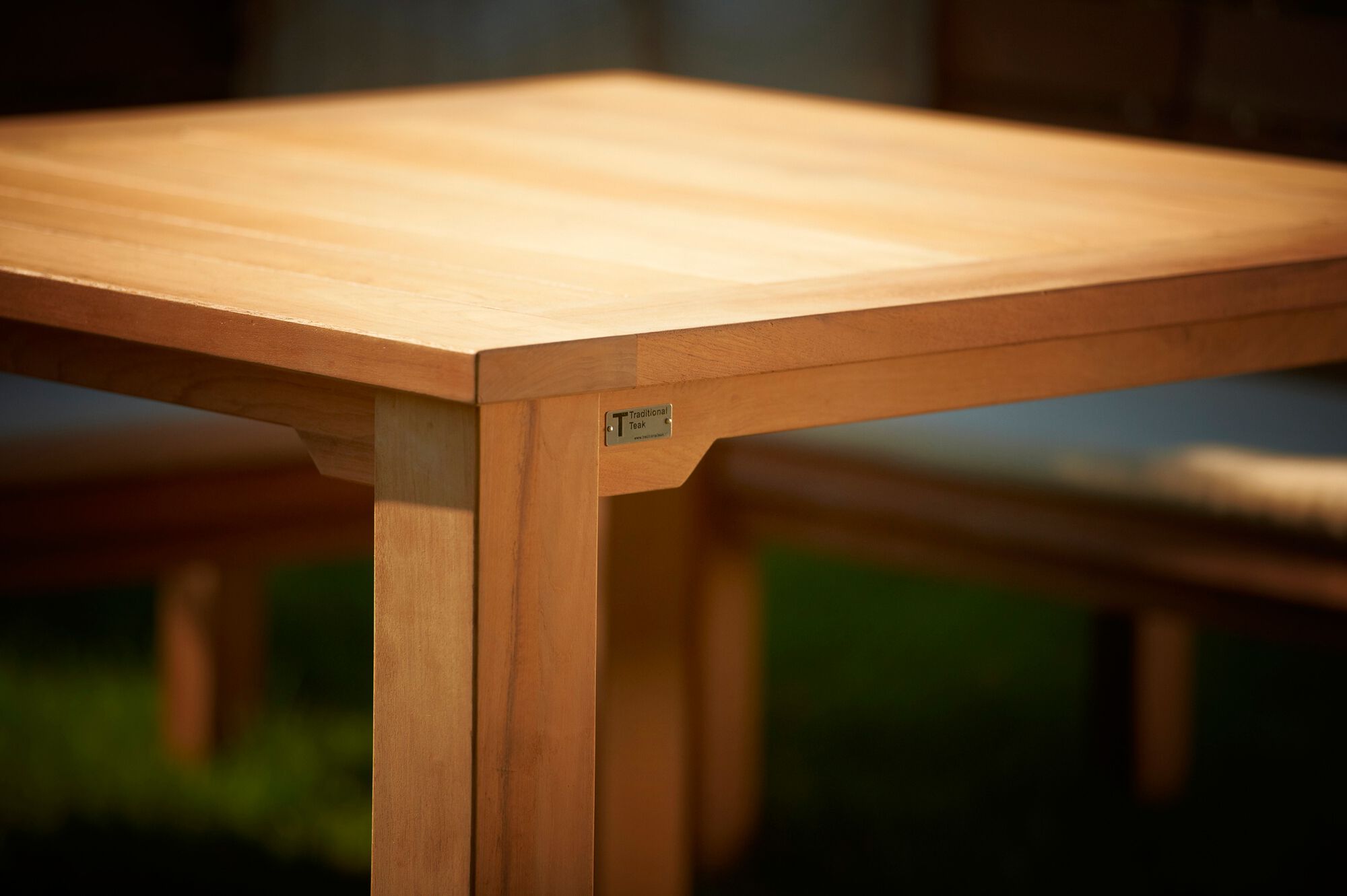 Tavolo da giardino rettangolare in teak MAXIMA - Traditional Teak ...