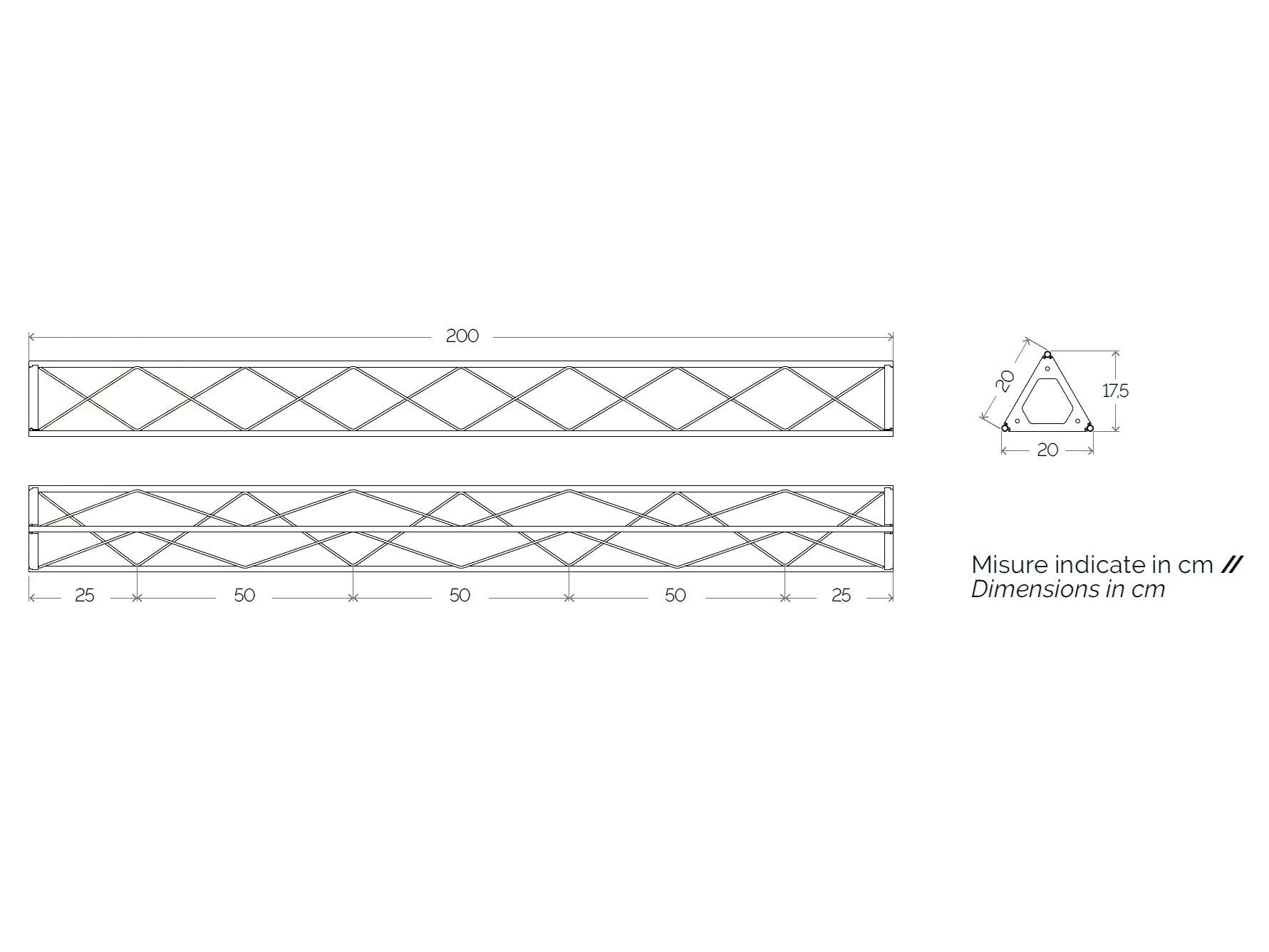 Triangular Trusses Steel Prefabricated structure By SELVOLINA