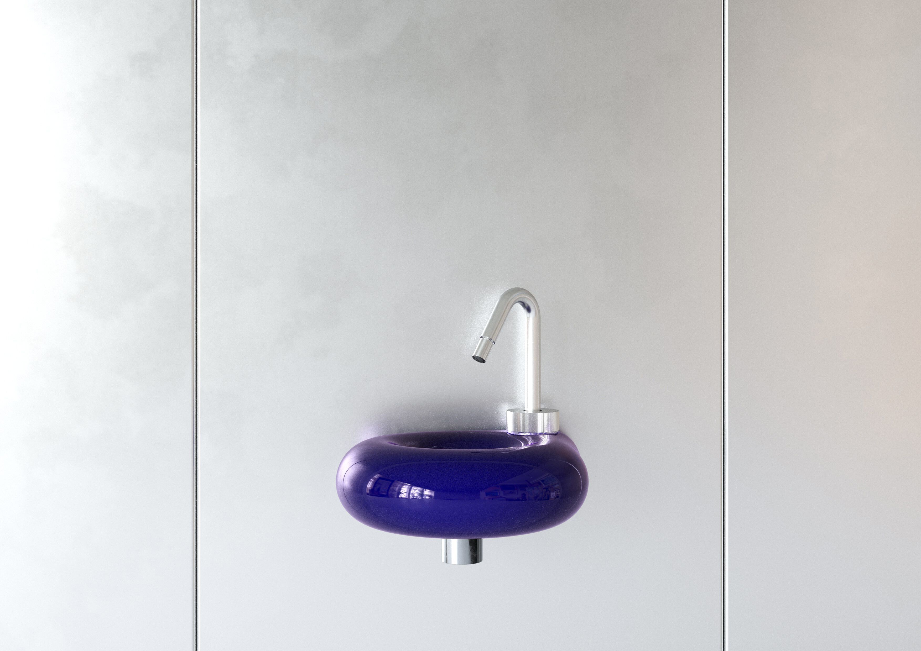 ORBE BLUE Handrinse basin By Trone