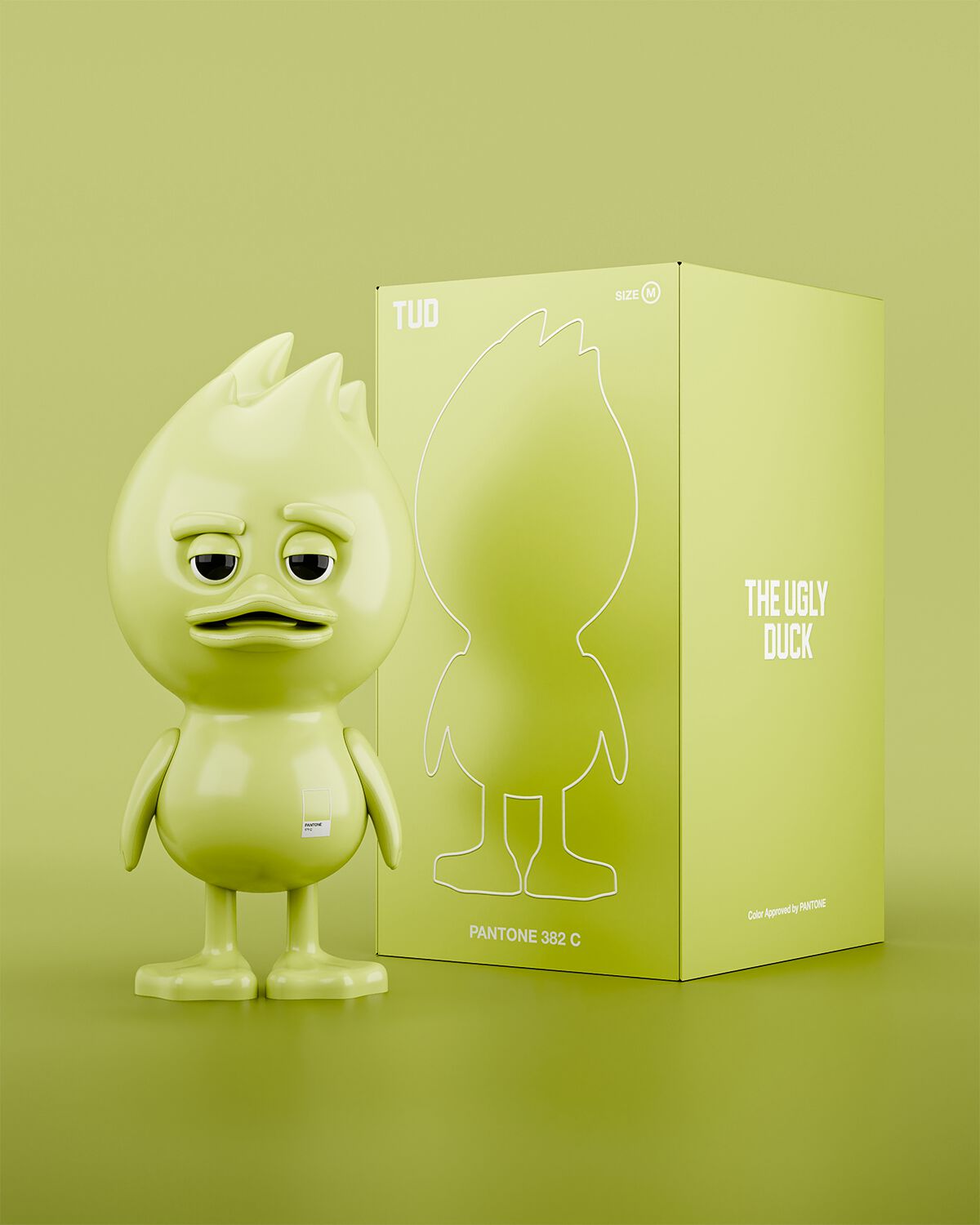 TUD inspired by Pantone ABS toy sculpture By Tud Toy