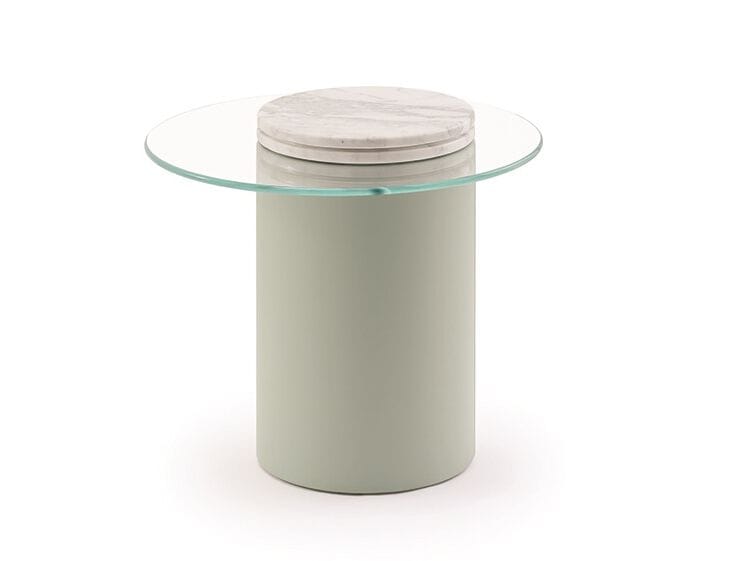 ROMA Glass side table By Turri | design Monica Armani