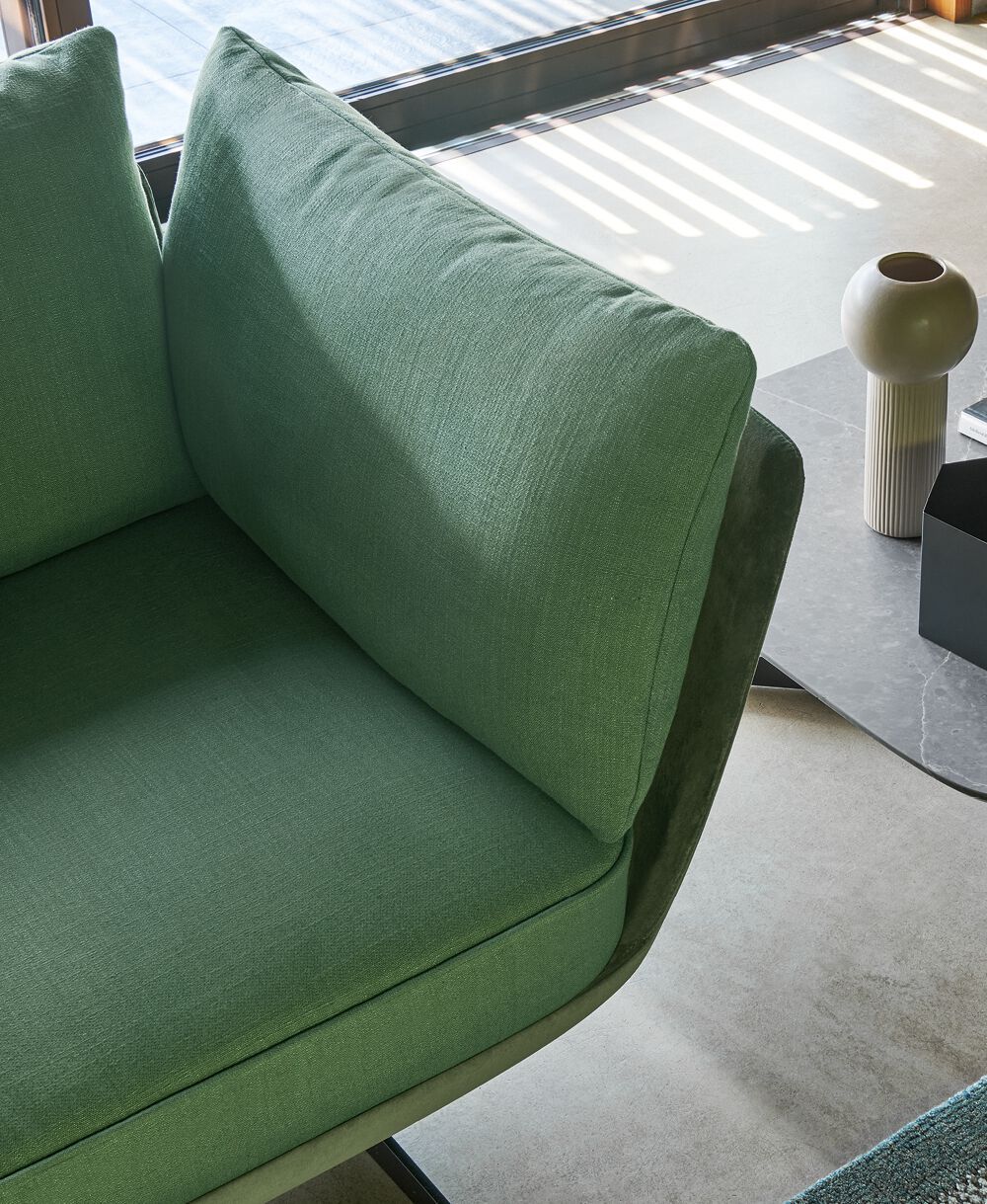 BIGGIE 3 seater sectional fabric sofa By Twils | design Luca Nichetto