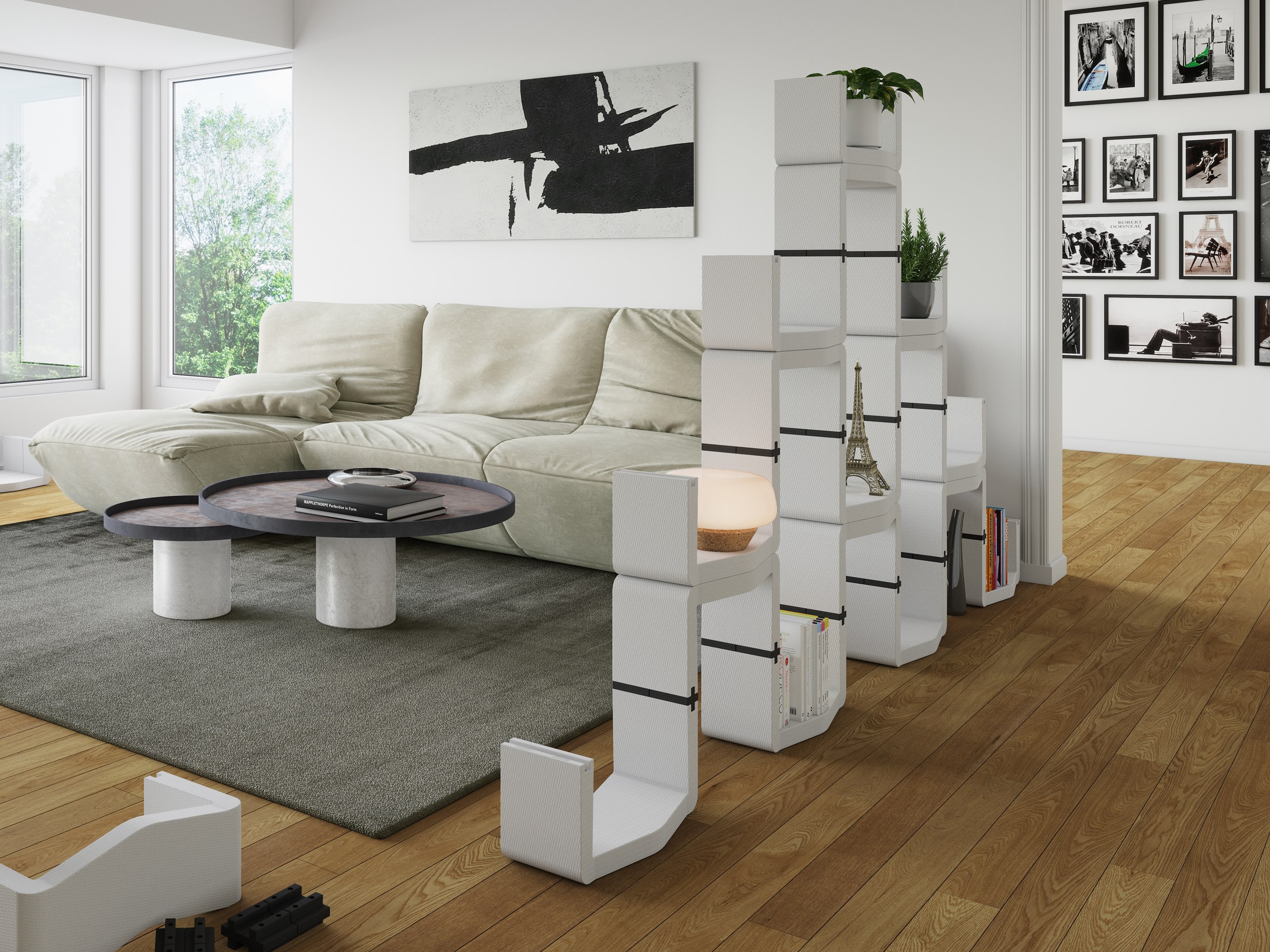 U-CUBE | Partition wall By Movisi design Marine Peyre, Trickform