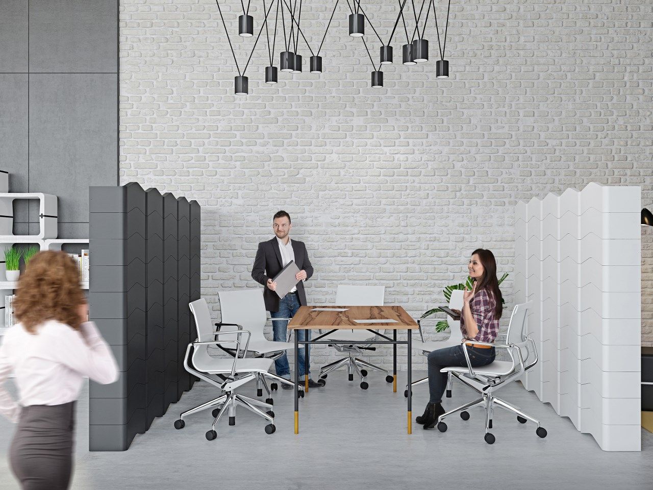 U-CUBE | Partition wall By Movisi design Marine Peyre, Trickform