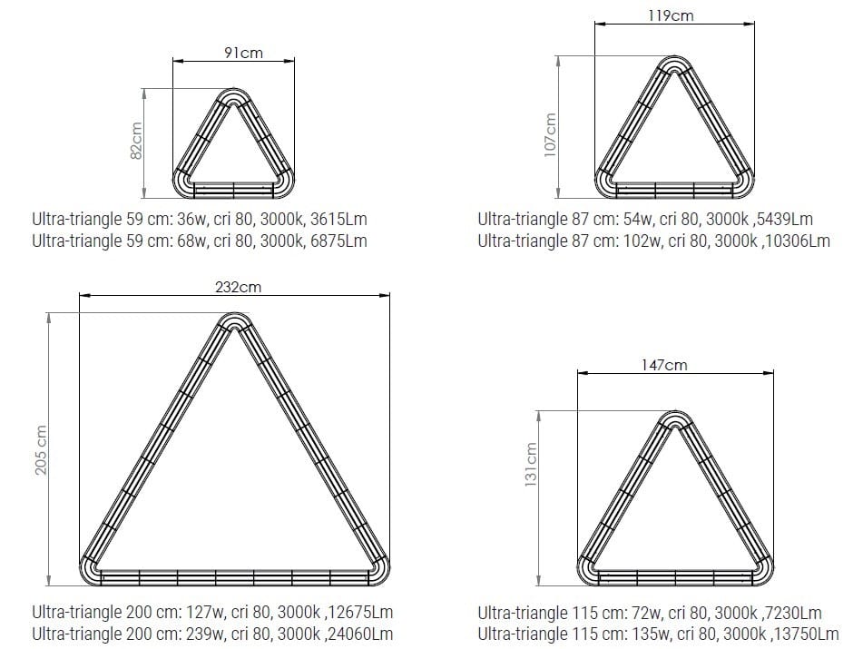 ULTRA MARINER TRIANGLE Pendant lamp By Studio Beam