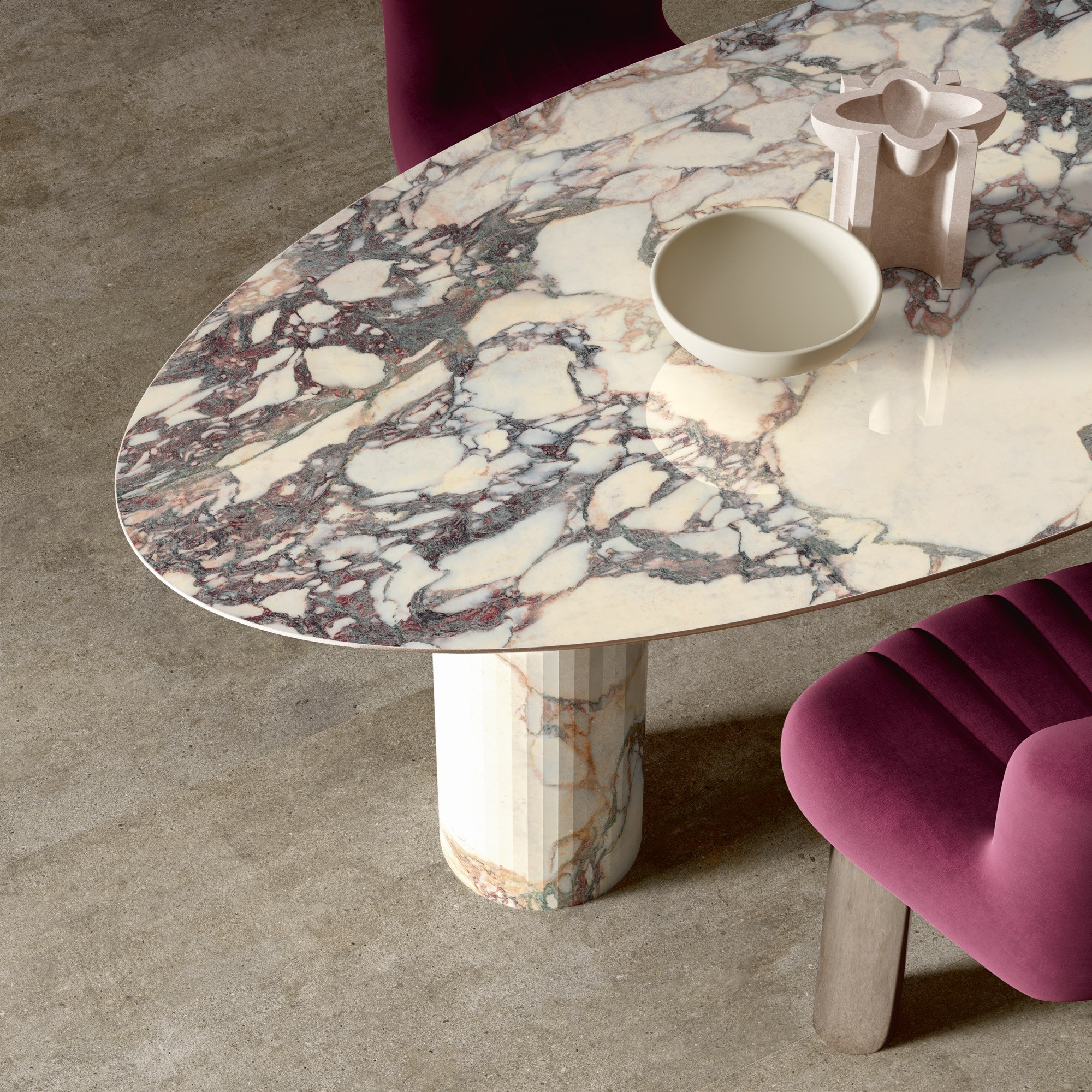 ULTRA MARMI - CALACATTA VIOLA Porcelain stoneware wall/floor slabs with ...