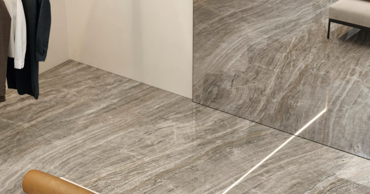 ULTRA MARMI - DAINO GRIGIO Porcelain stoneware wall/floor tiles with ...