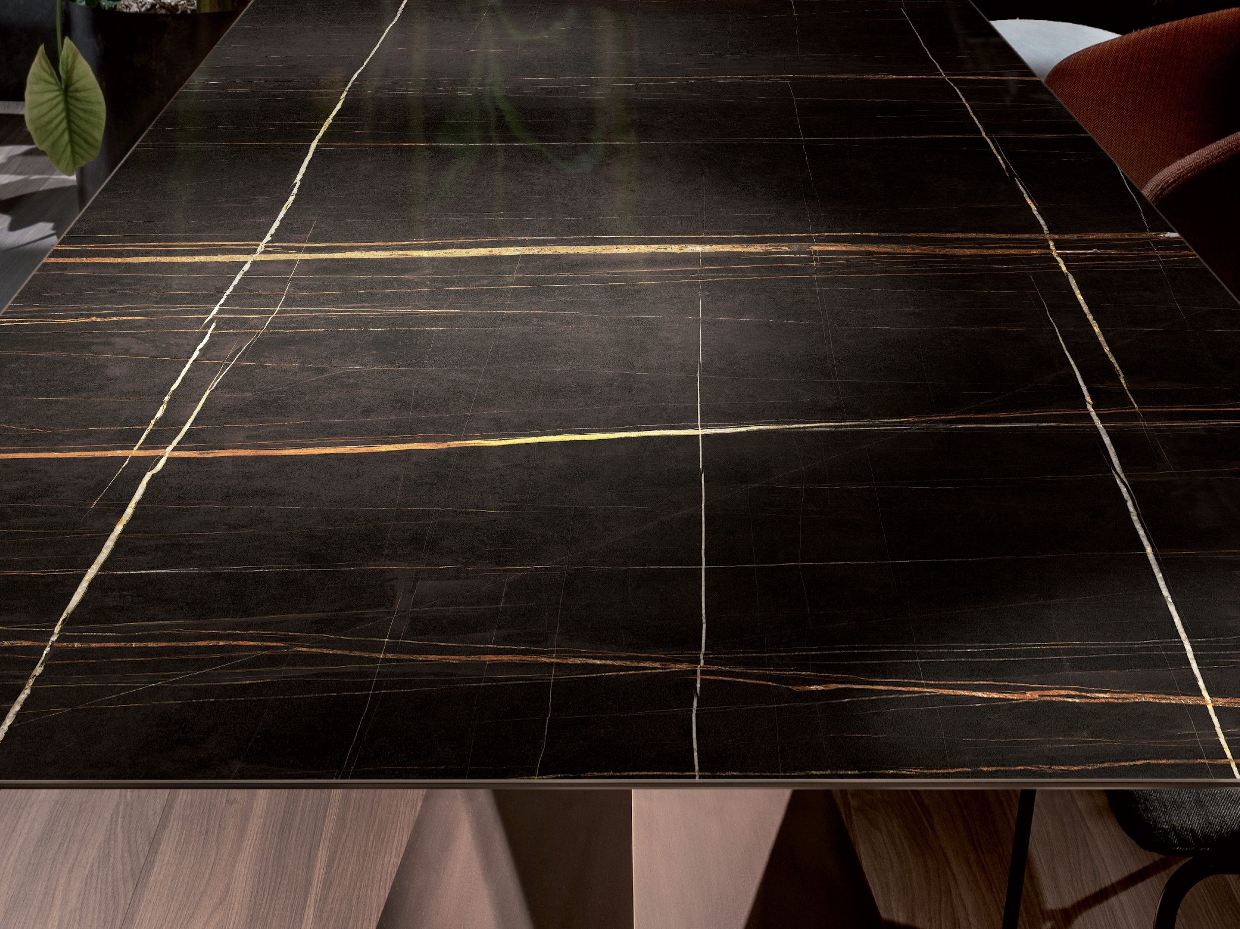 ULTRA MARMI - SAHARA NOIR Porcelain stoneware wall/floor tiles with ...