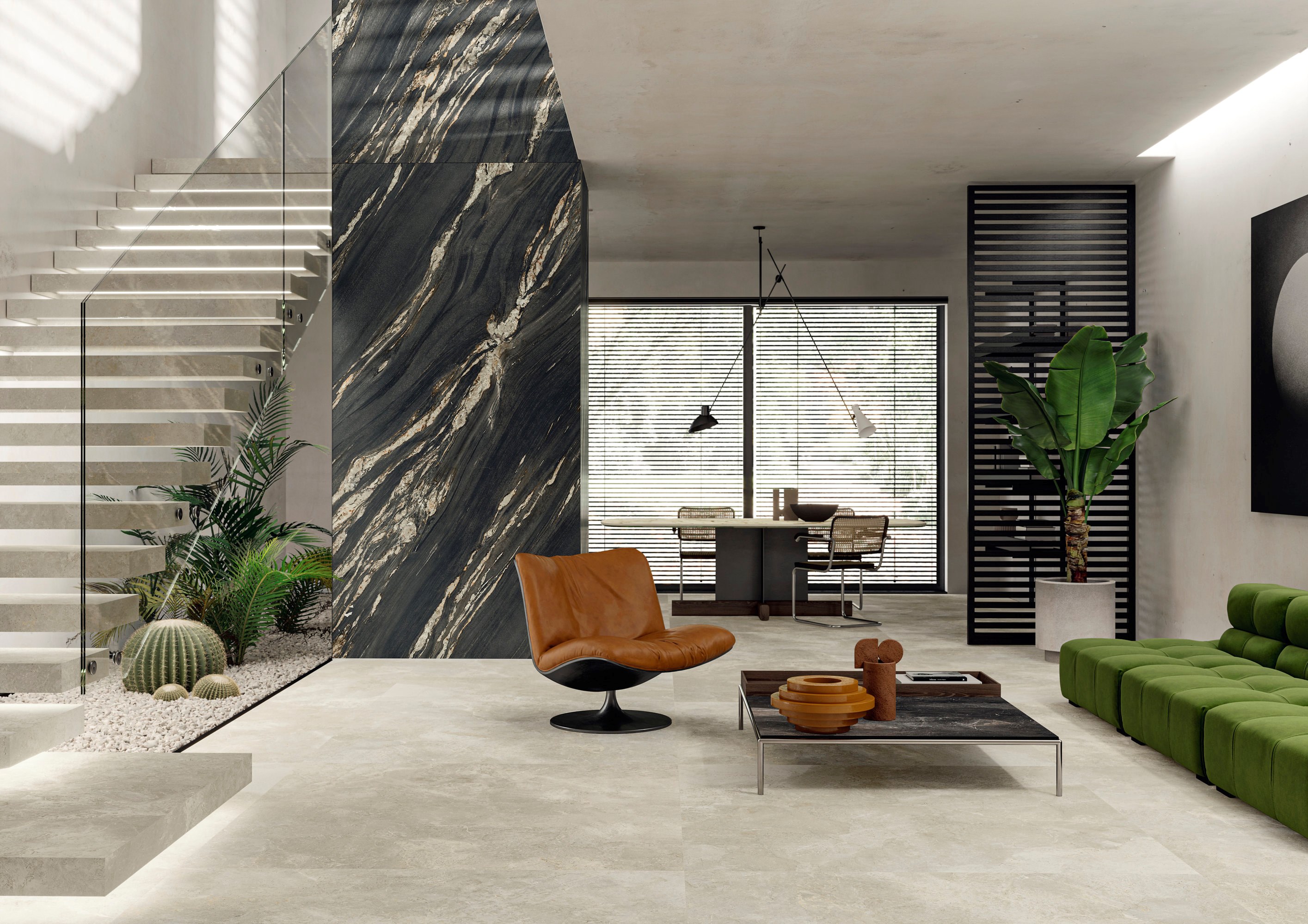 ULTRA PIETRE - WHITE OCEAN Porcelain stoneware wall/floor slabs with ...