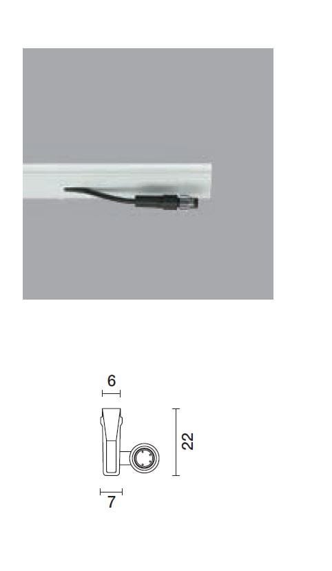 Profilo per illuminazione lineare con sistema RGB per moduli LED ...