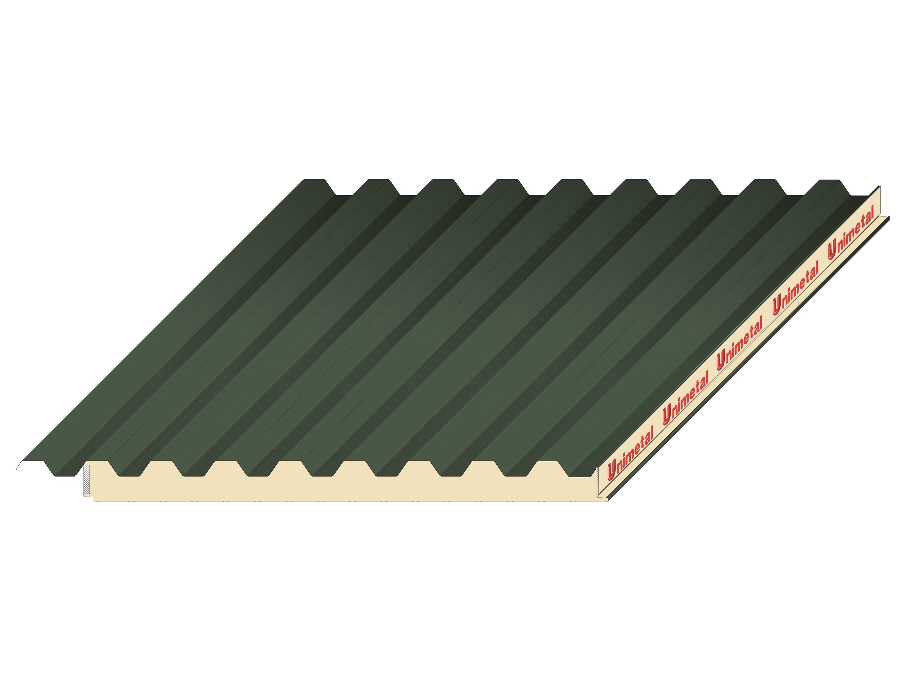 UNI Roof 28 Pannello metallico coibentato per copertura By UNIMETAL