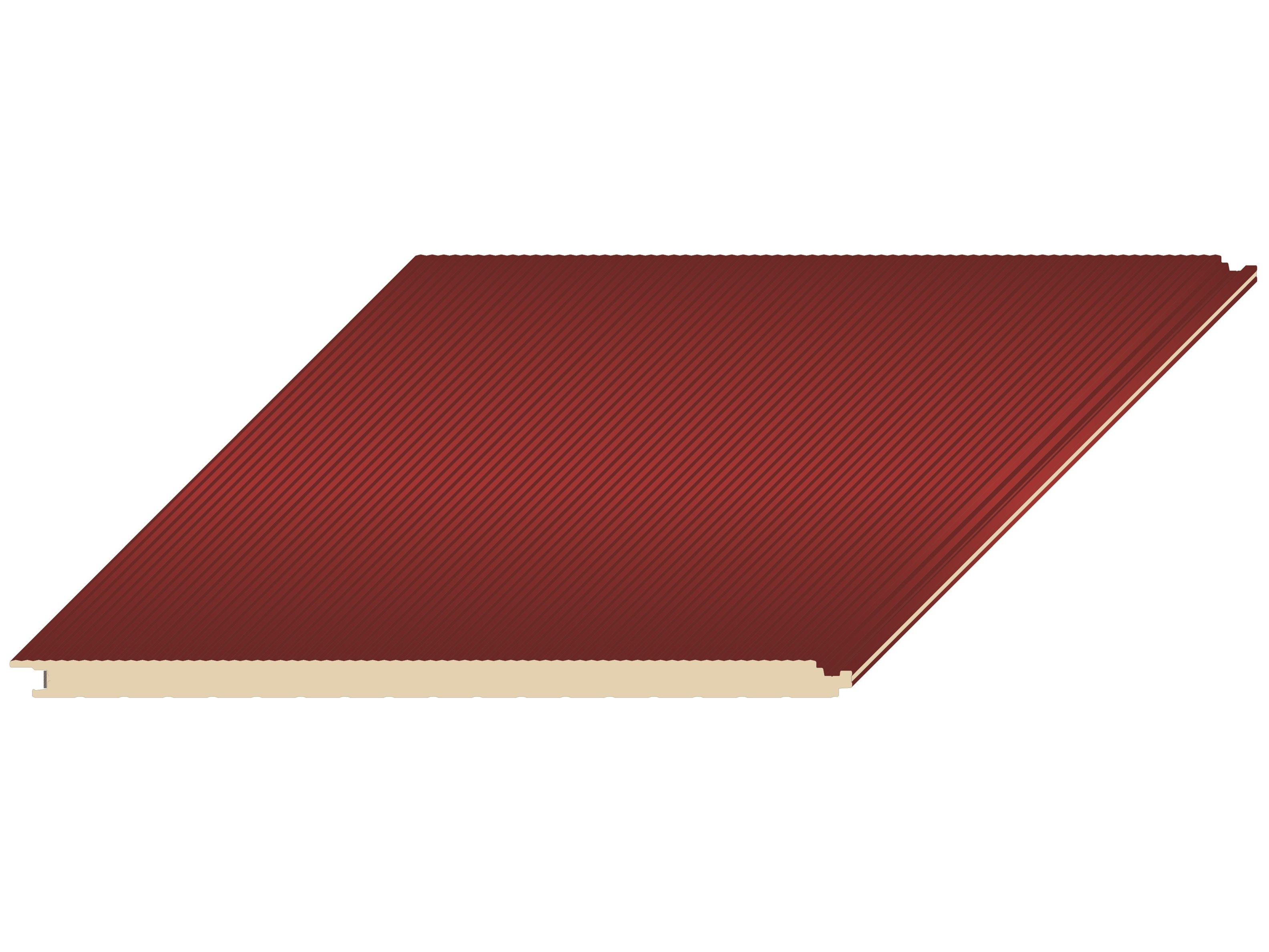 Insulated metal panel for facade UNI Wall - Fissaggio nascosto By UNIMETAL