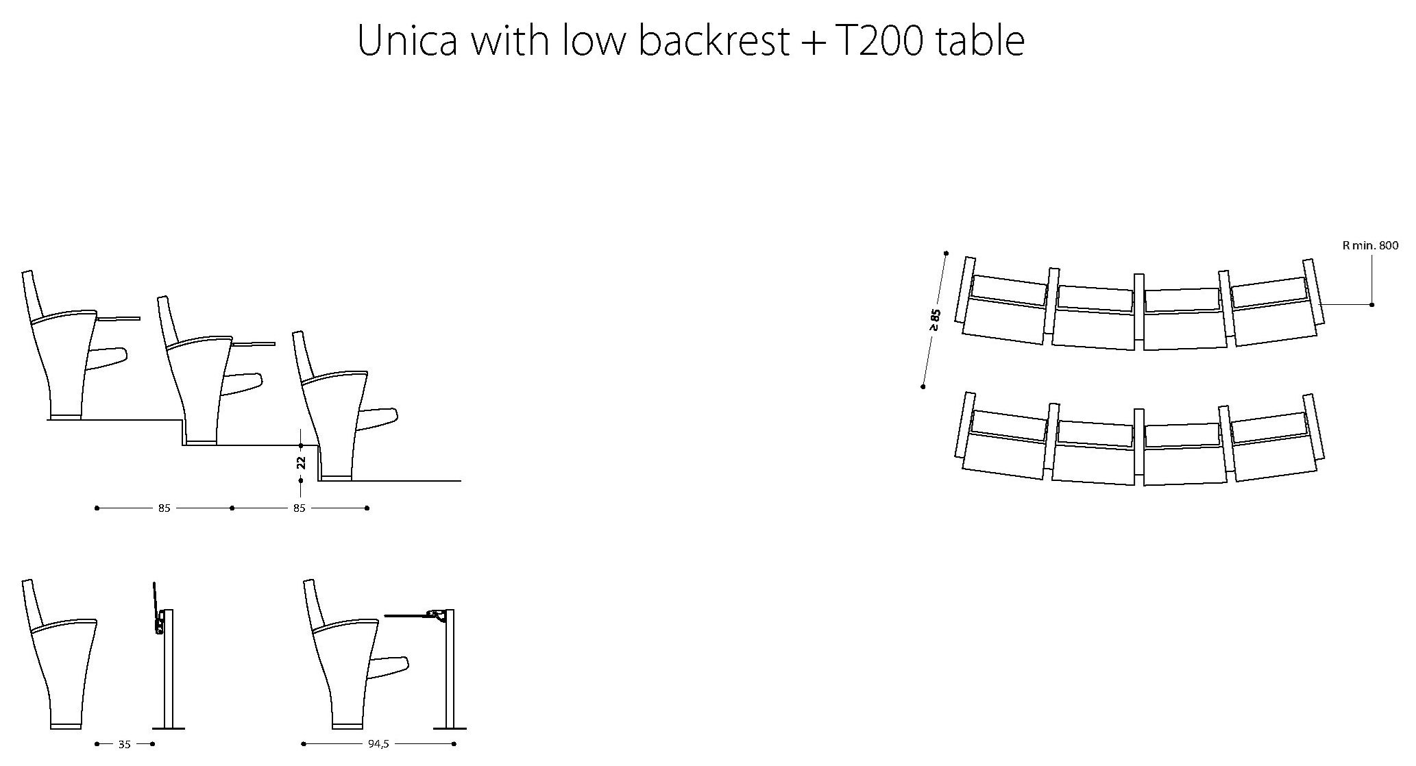 UNICA | Auditorium seats By LAMM design R&D LAMM