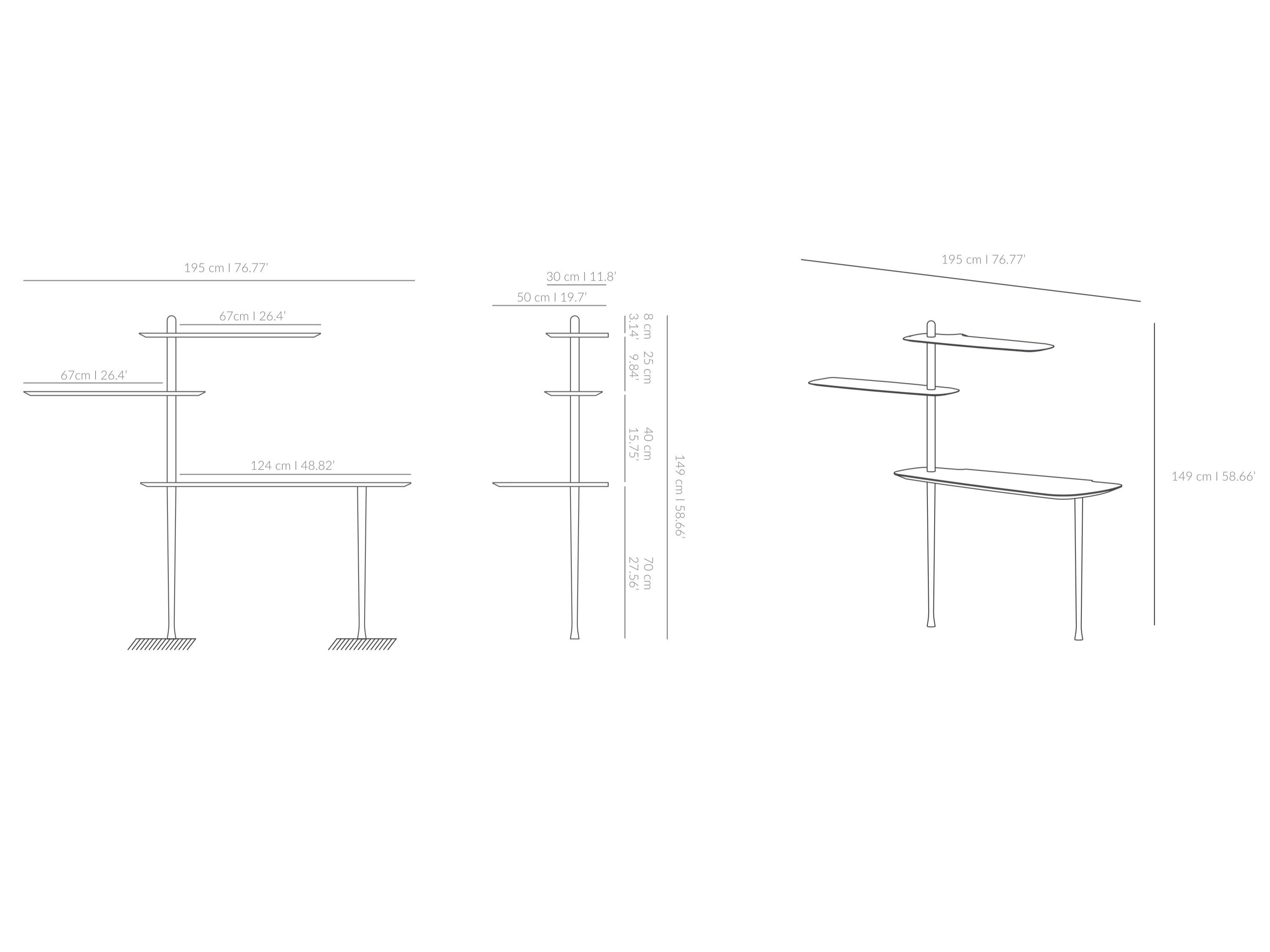 UNICA | MDF secretary desk MDF secretary desk By nomon | design Andrés ...