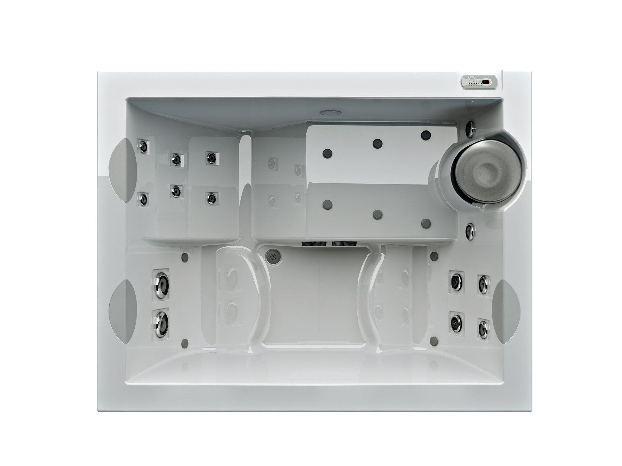 Minipiscina rettangolare con idromassaggio a 3 posti UNIQUE - Jacuzzi ...