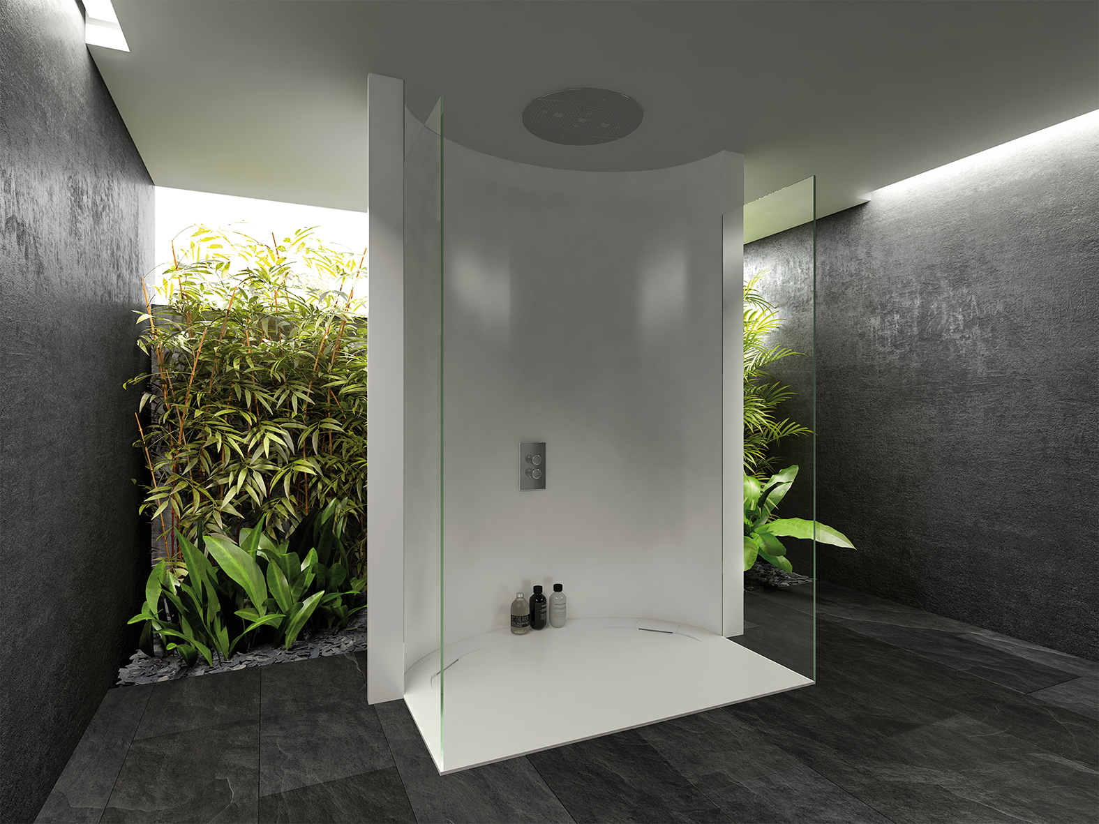 UNIQUE | Semicircular shower tray Unique Collection By Hidrobox
