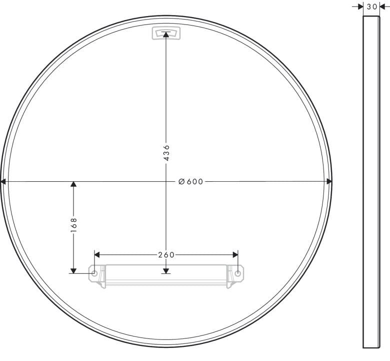UNIVERSAL CIRCULAR | Wall-mounted mirror Universal Circular Collection ...