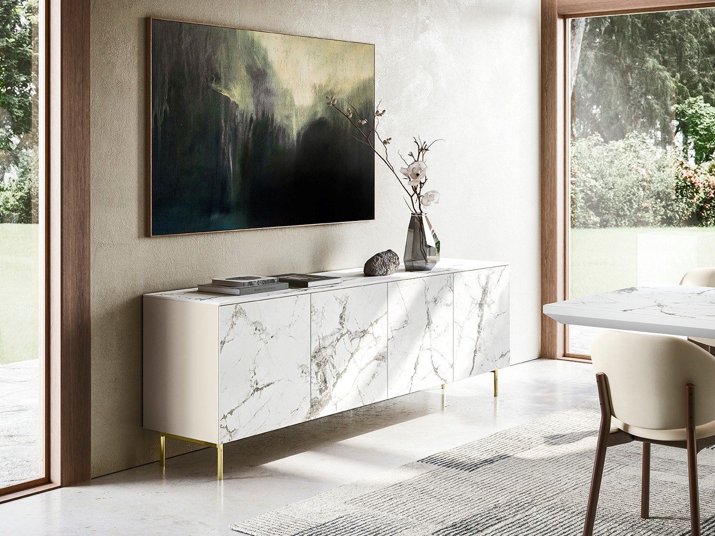 UNIVERSAL | Ceramic sideboard By Calligaris design Gabriele & Oscar Buratti