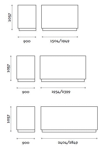 UNIVERSAL Ceramic Office reception desk By FIT INTERIORS