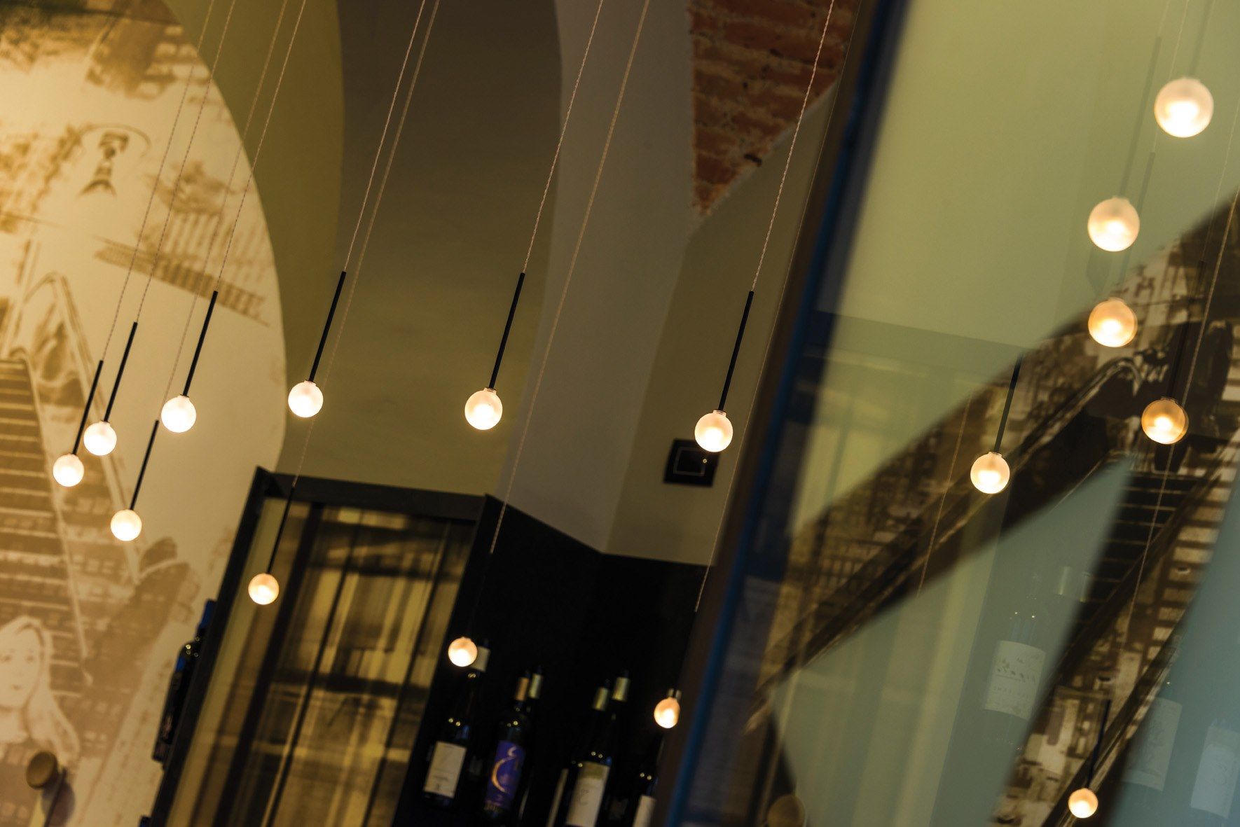 LED direct light pendant lamp UNIVERSO LED By Album