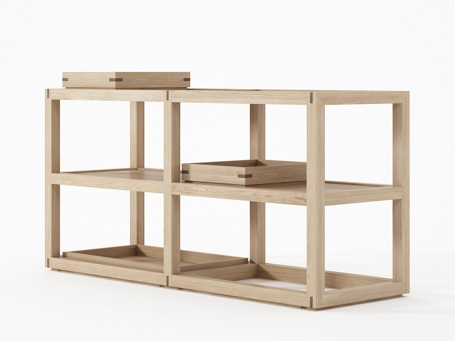 UP & DOWN HORIZONTAL II Shelving unit By KARPENTER | design Hugues Revuelta