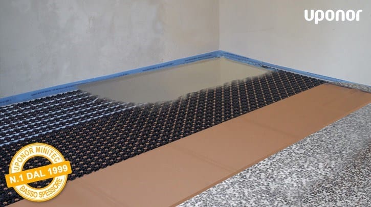 Radiant floor panel UPONOR MINITEC - KNAUF NE425 By UPONOR