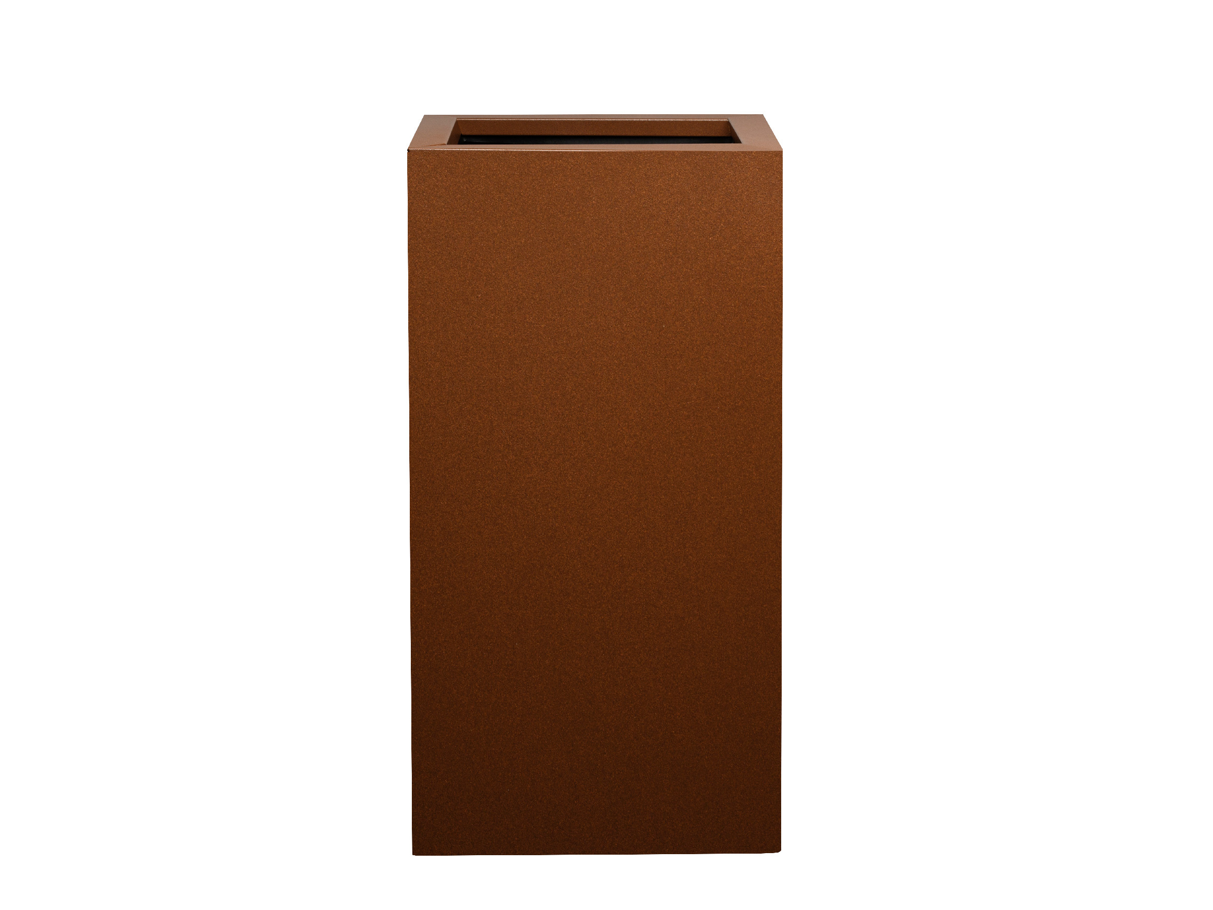 URBAN | High plant pot High square stainless steel plant pot with ...