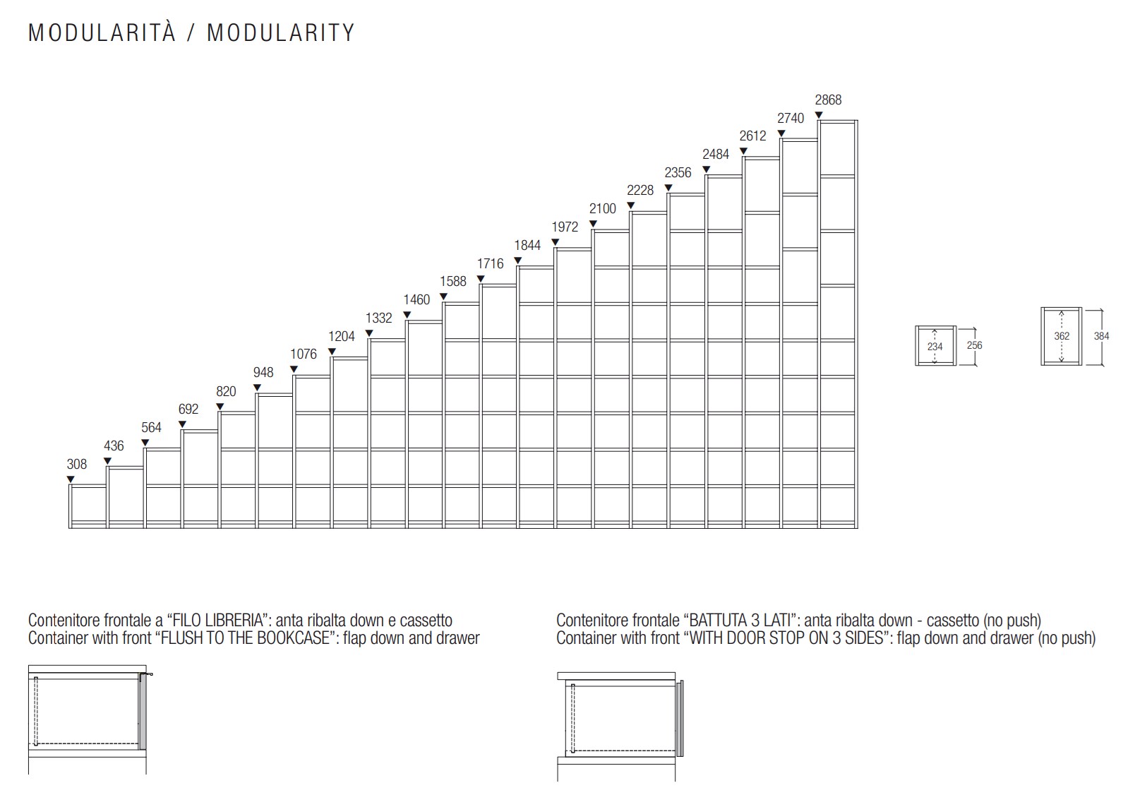 URBAN | Storage wall By MisuraEmme design Iriam Bettera