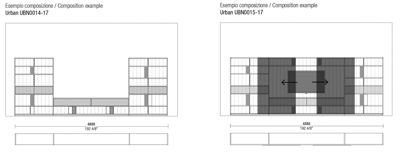 URBAN | Storage wall By MisuraEmme design Iriam Bettera