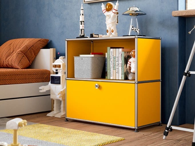 USM HALLER Sectional steel bookcase By USM | design Fritz Haller