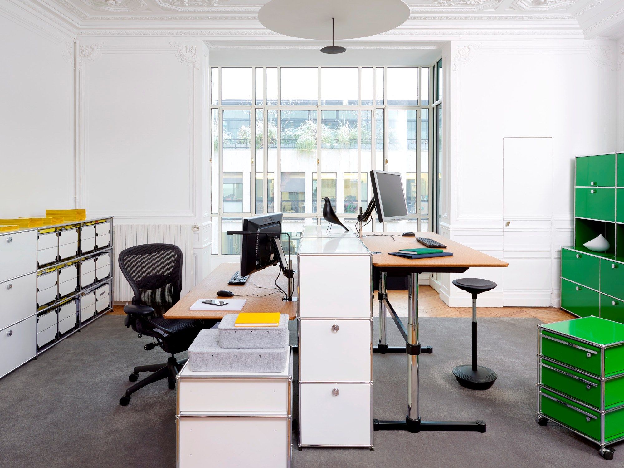 USM KITOS HOME OFFICE TABLE Schreibtisch aus Holzfurnier By USM