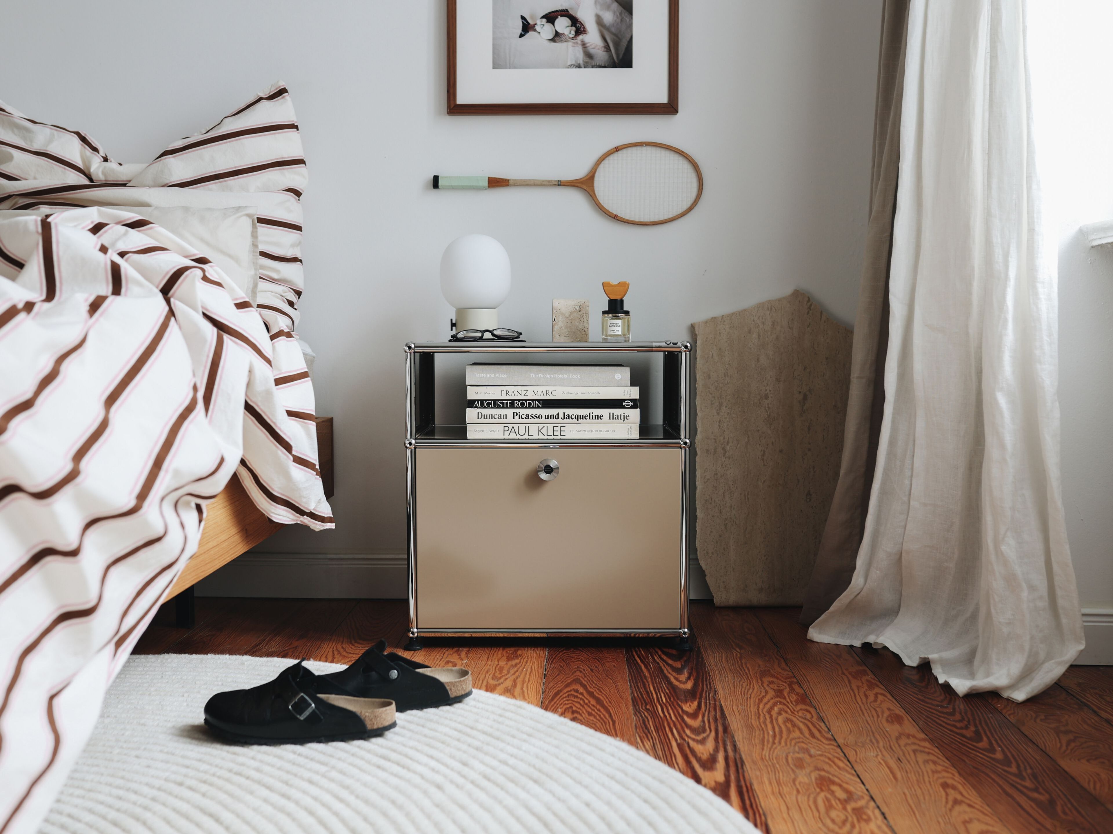 USM HALLER NIGHTSTAND Bedside table with drawers By USM | design Fritz ...