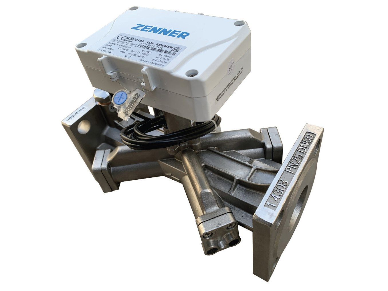 IUF Ultrasonic flow sensor with two measurement paths By Brunata ZENNER