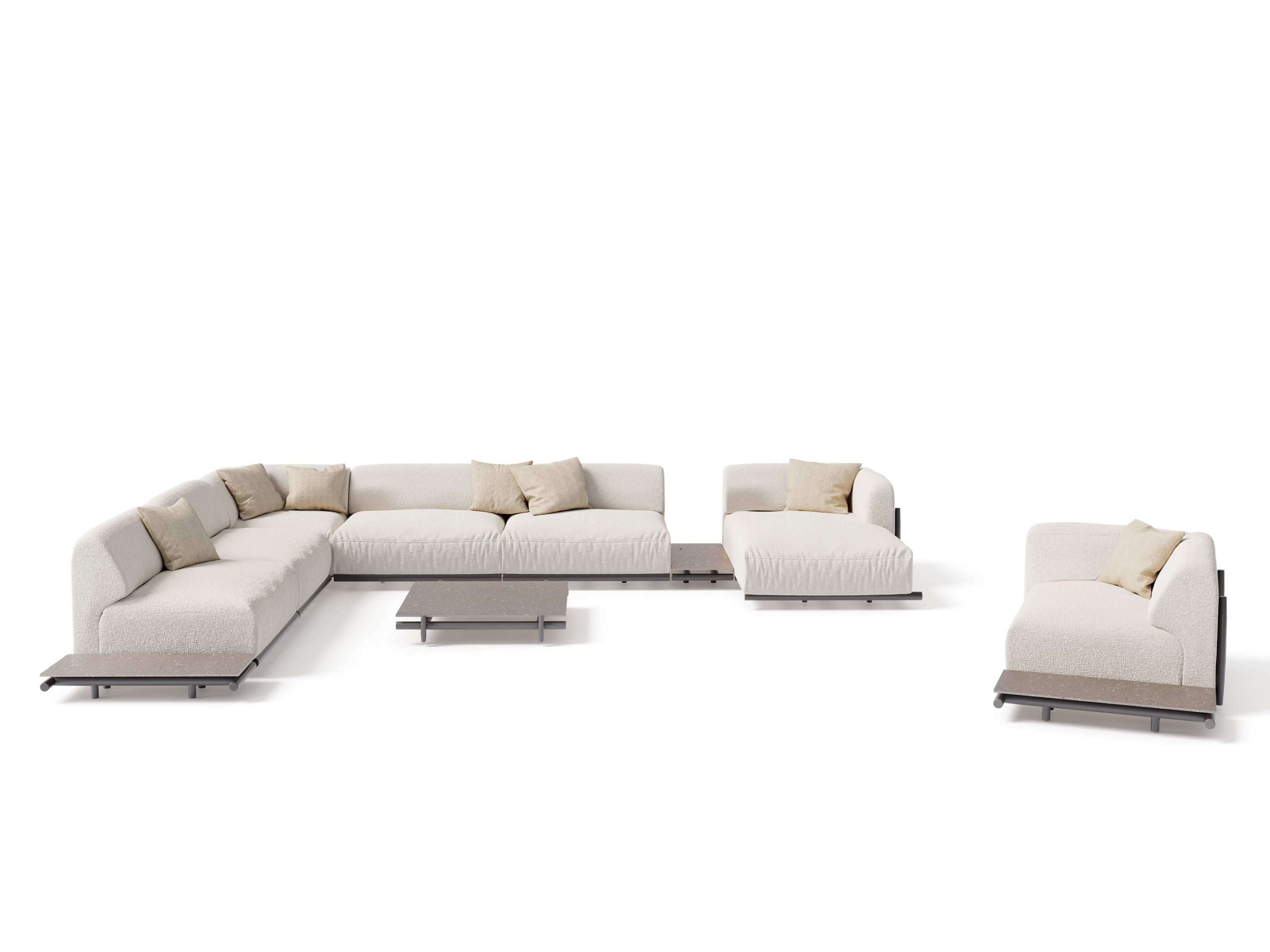 DAVOS Garden sofa By Unopiù