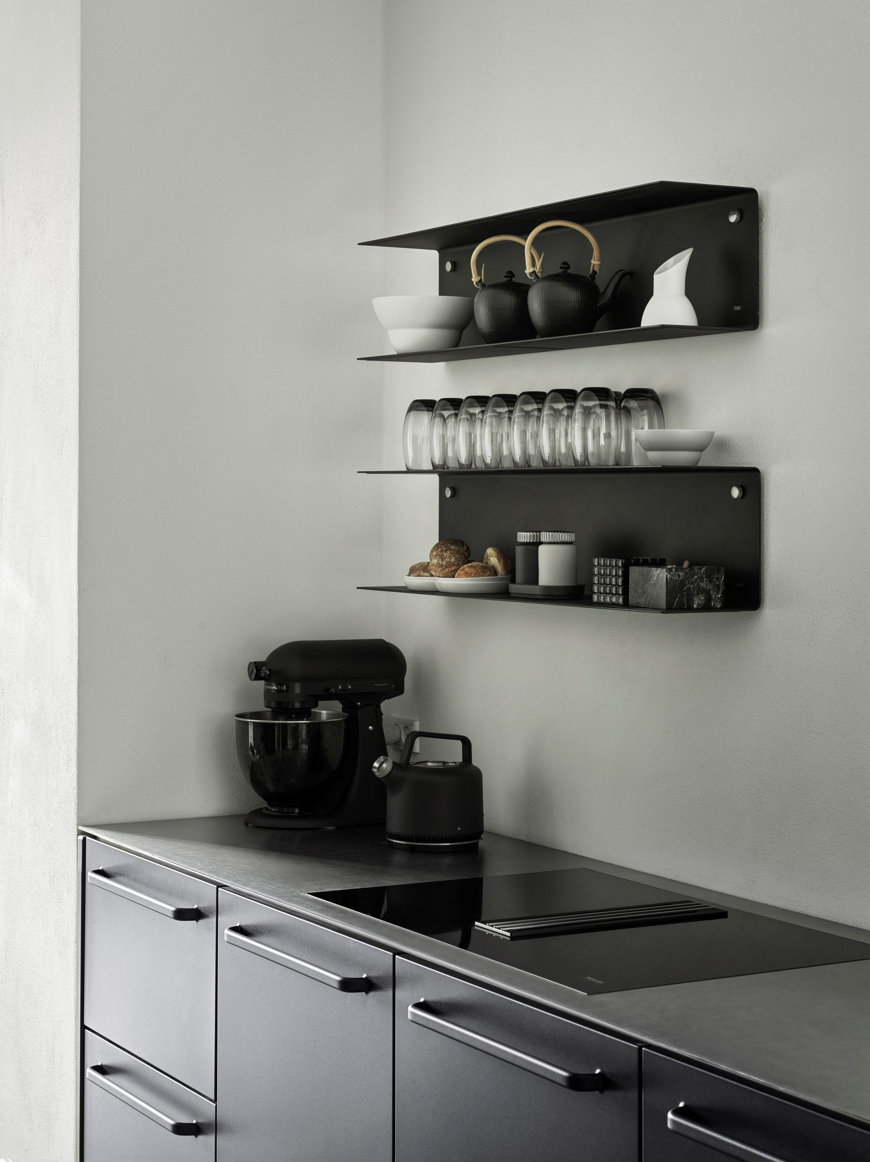 V1 | Steel kitchen Steel fitted kitchen By Vipp