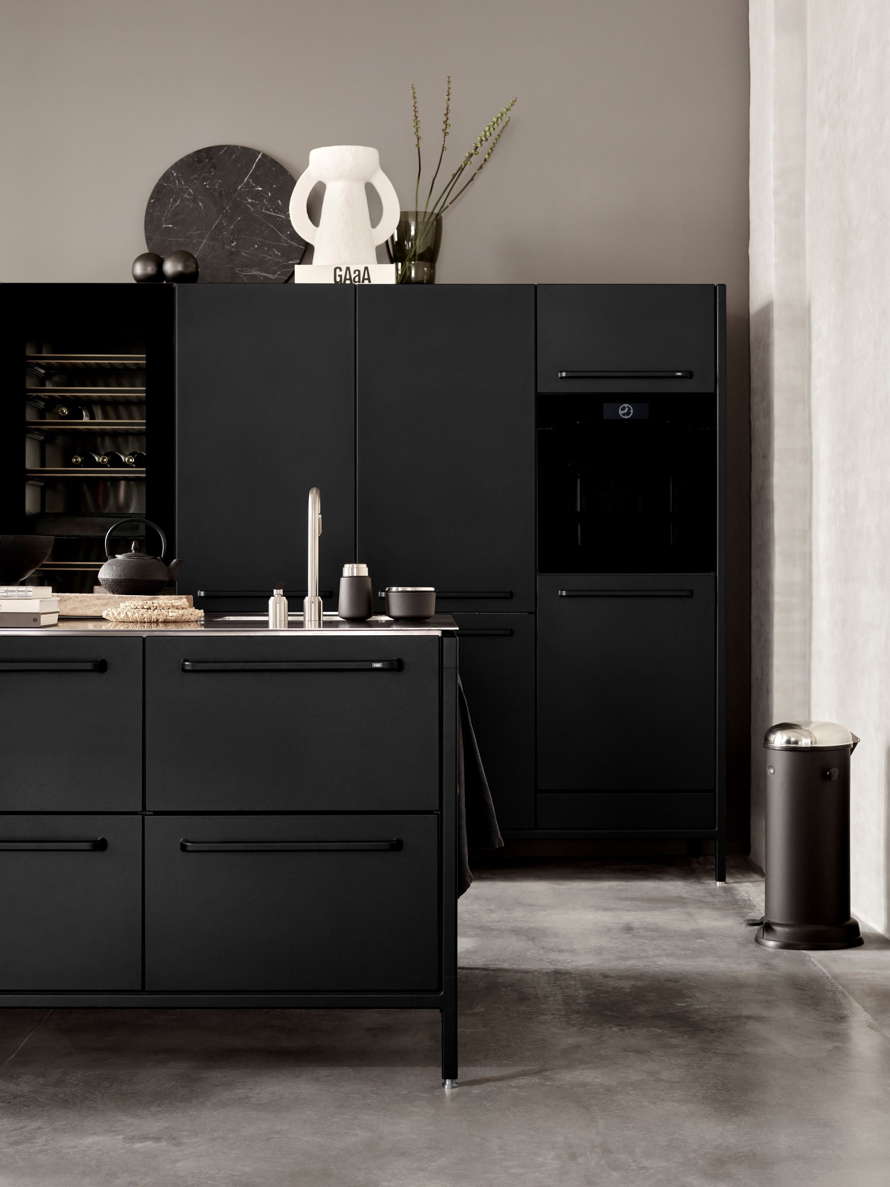 V1 | Steel kitchen Steel fitted kitchen By Vipp