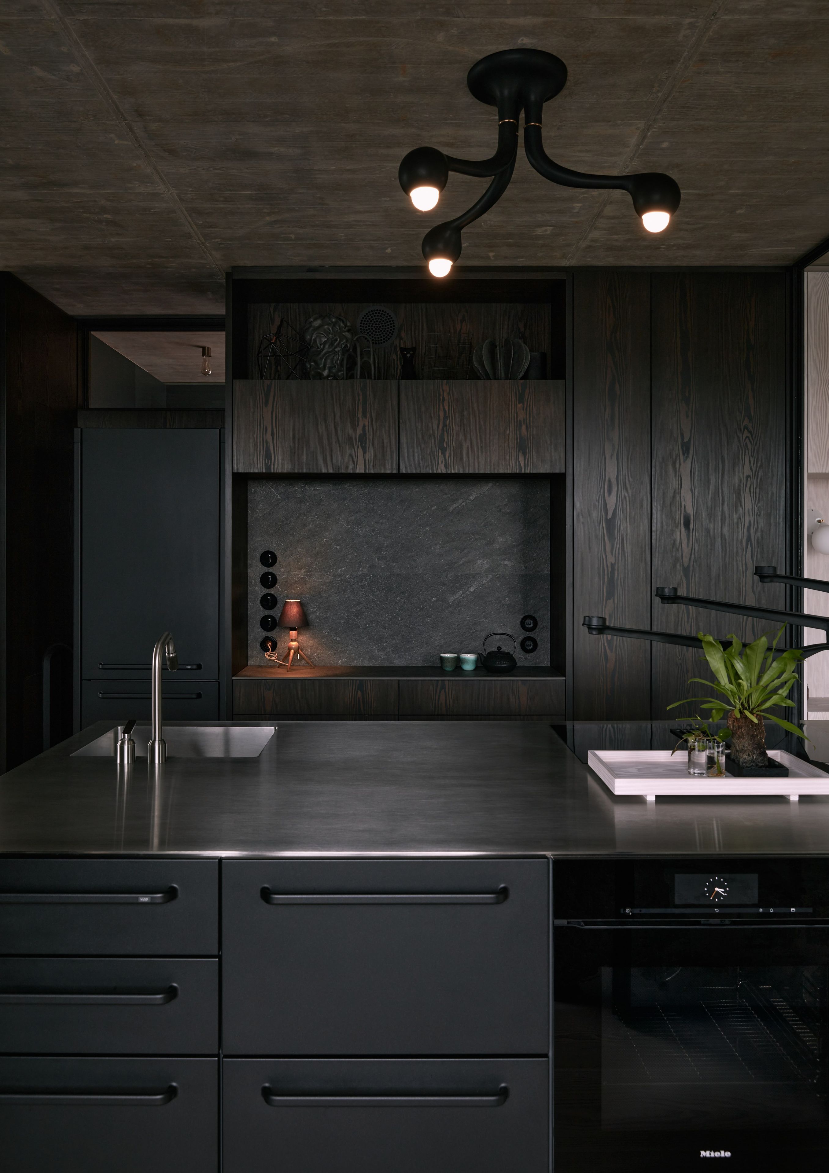 V1 | Steel kitchen Steel fitted kitchen By Vipp